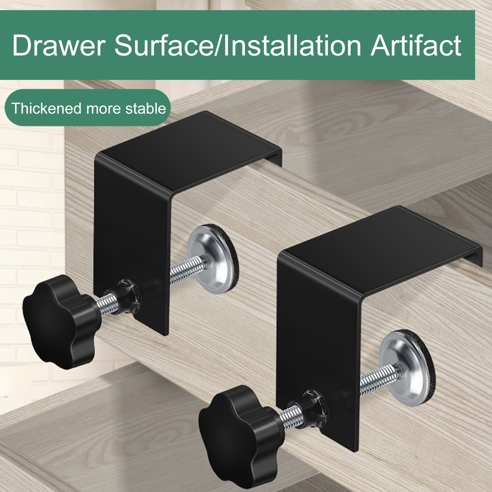 Washranp 2Pcs Drawer Fixing Clip,for Accurate and Fast Installation of ...