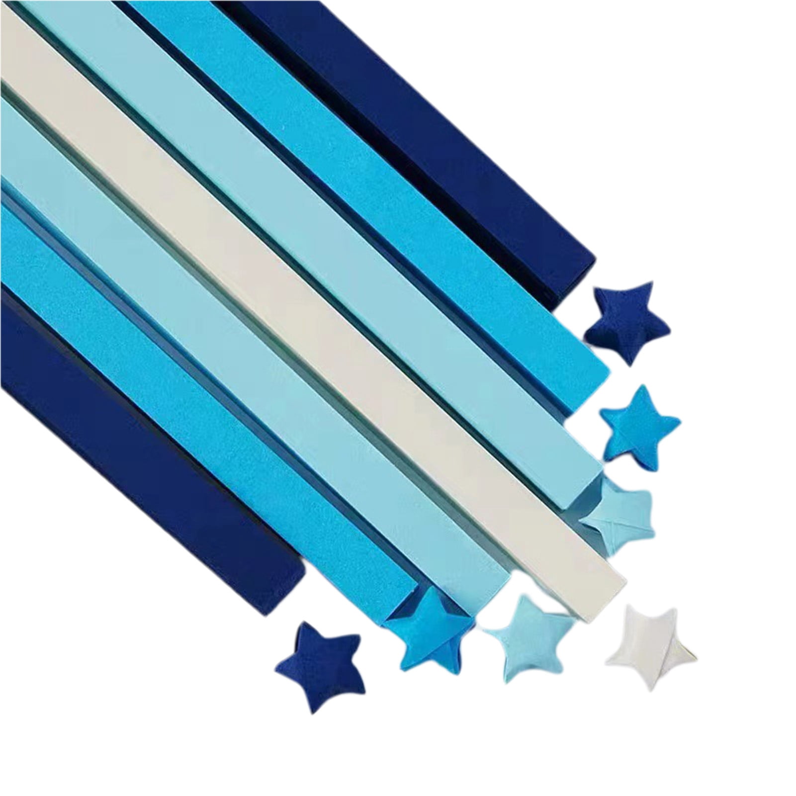 Washranp 360/520/1350Pcs Star Origami Paper,Solid Color Folding Paper ...