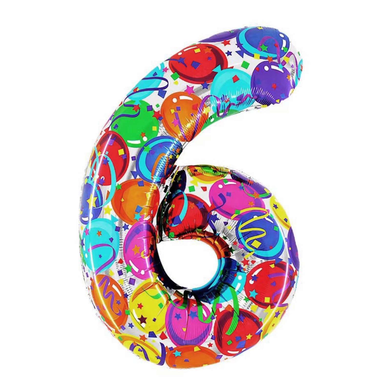 Washranp 40 Inch Number Balloons,Aluminum Foil Large Colorful Balloon ...