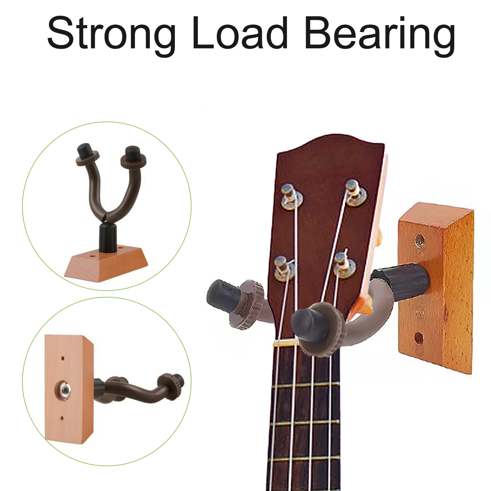 Washranp 4Pcs Guitar Wall Hangers,Metal Hook U-Shaped Guitar Hanger ...
