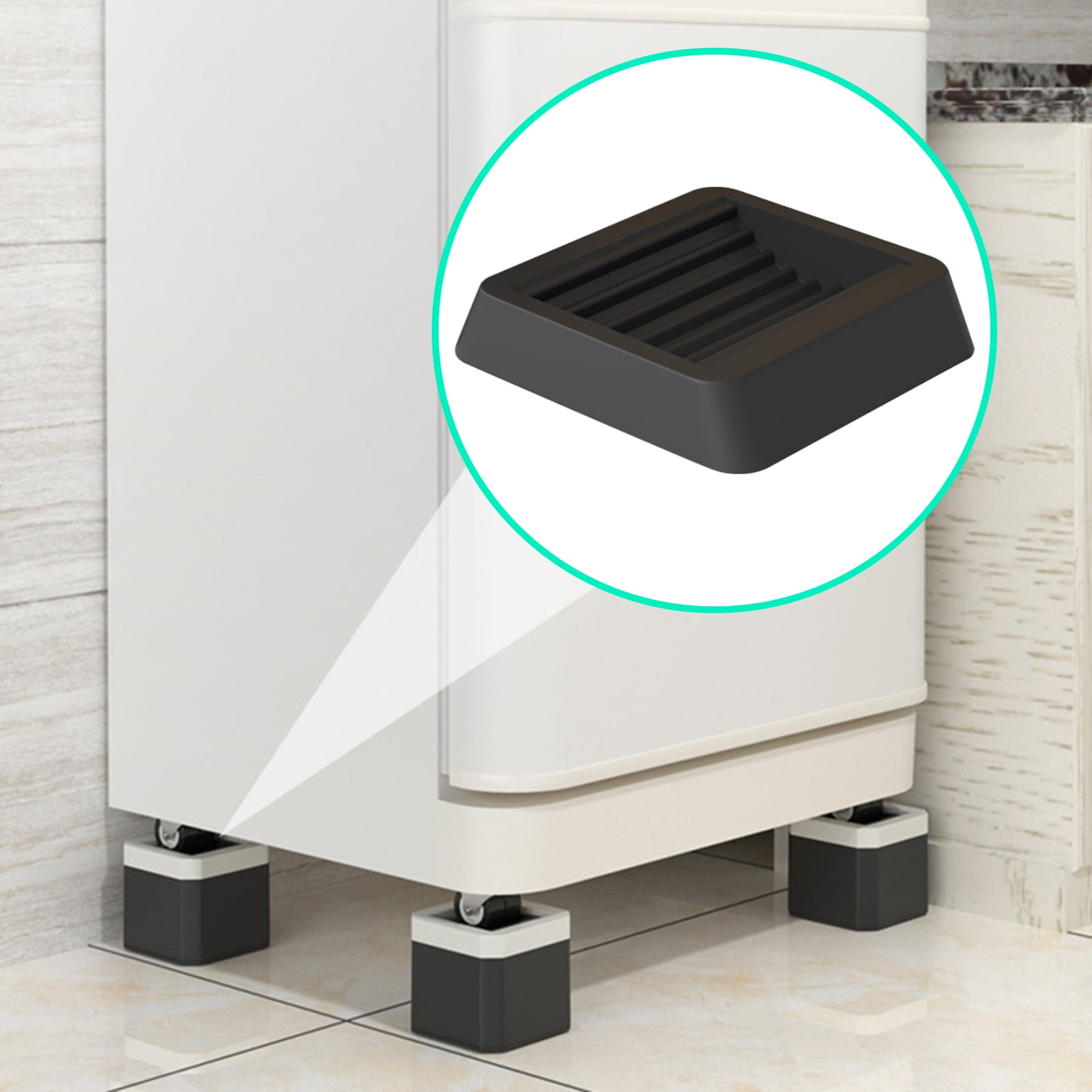 Washranp 4Pcs Office Chair Bell Glides Replacement,Thickened Anti ...