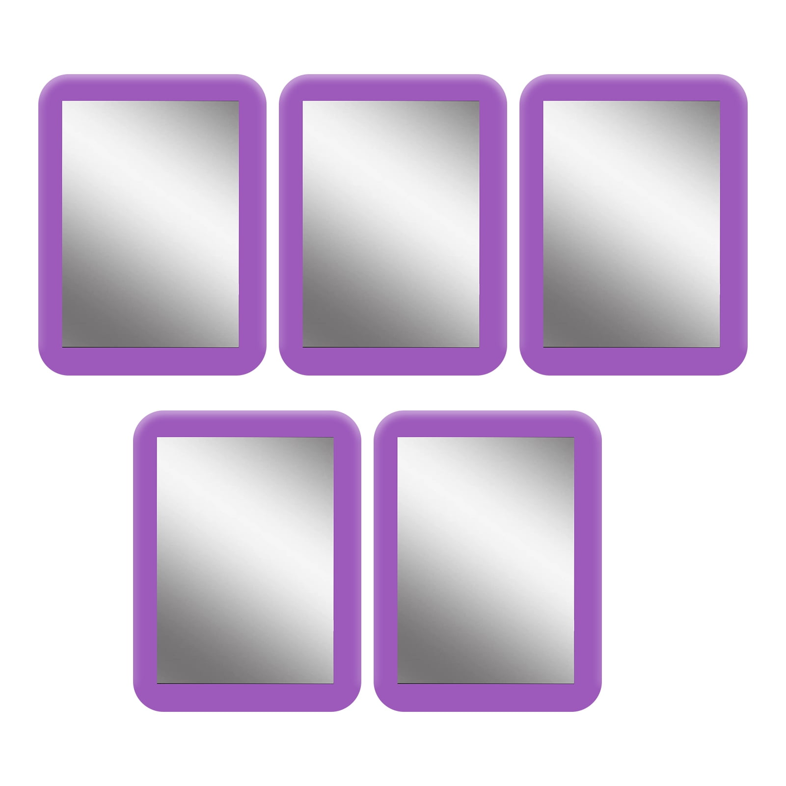Washranp 5Pcs Magnetic Locker Mirror,Portable Clear View Small Mirrors ...