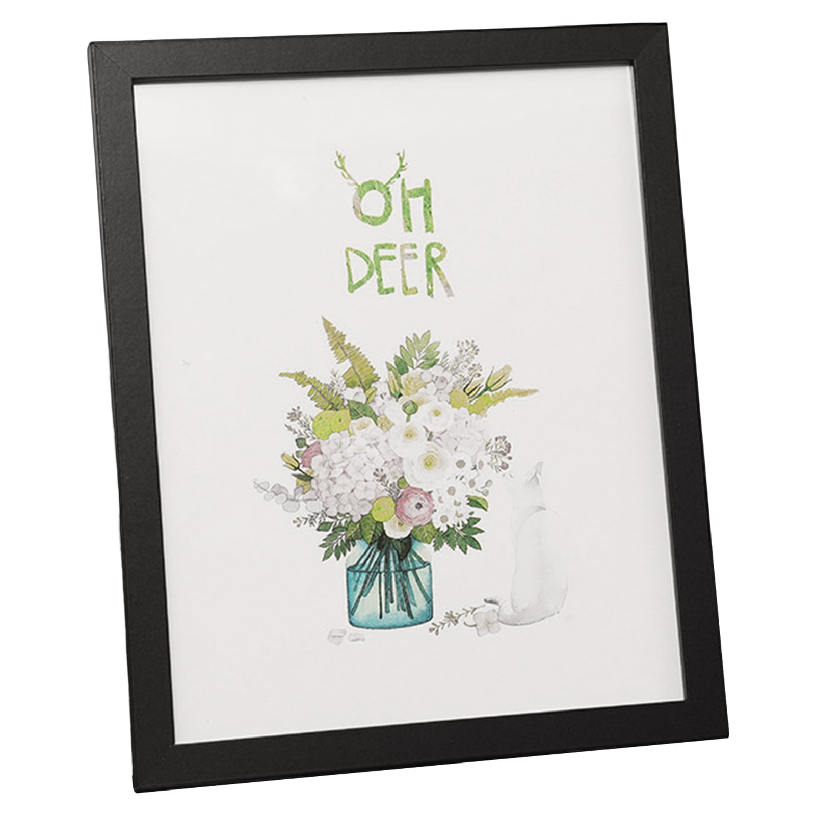 Washranp 8/10Inch Picture Frames,Wood High Clarity Glass Back Support ...