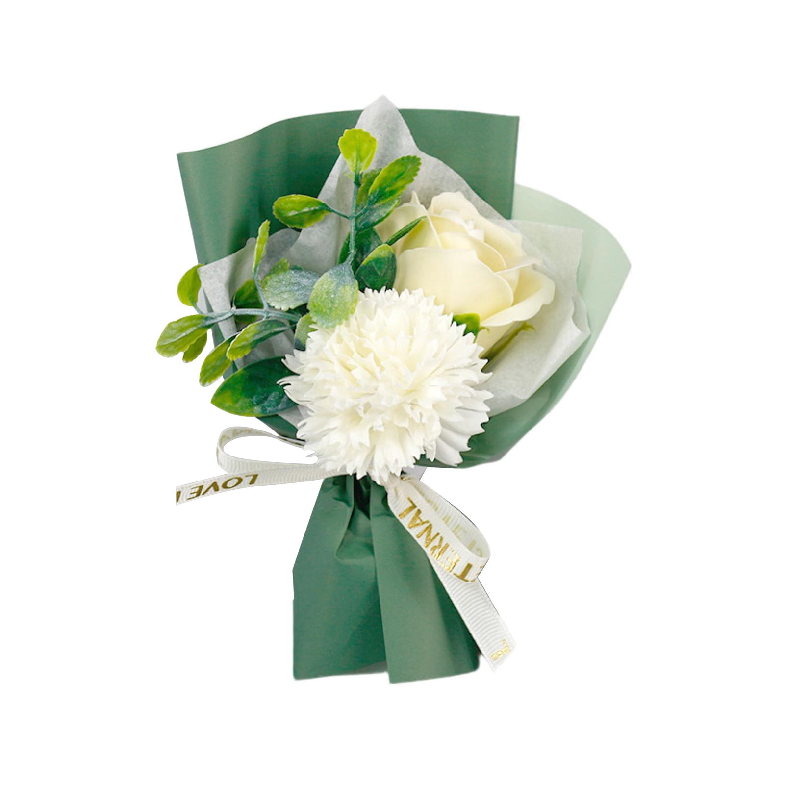Washranp Artificial Carnation Rose Flowers,No Watering Non-fading Fake ...