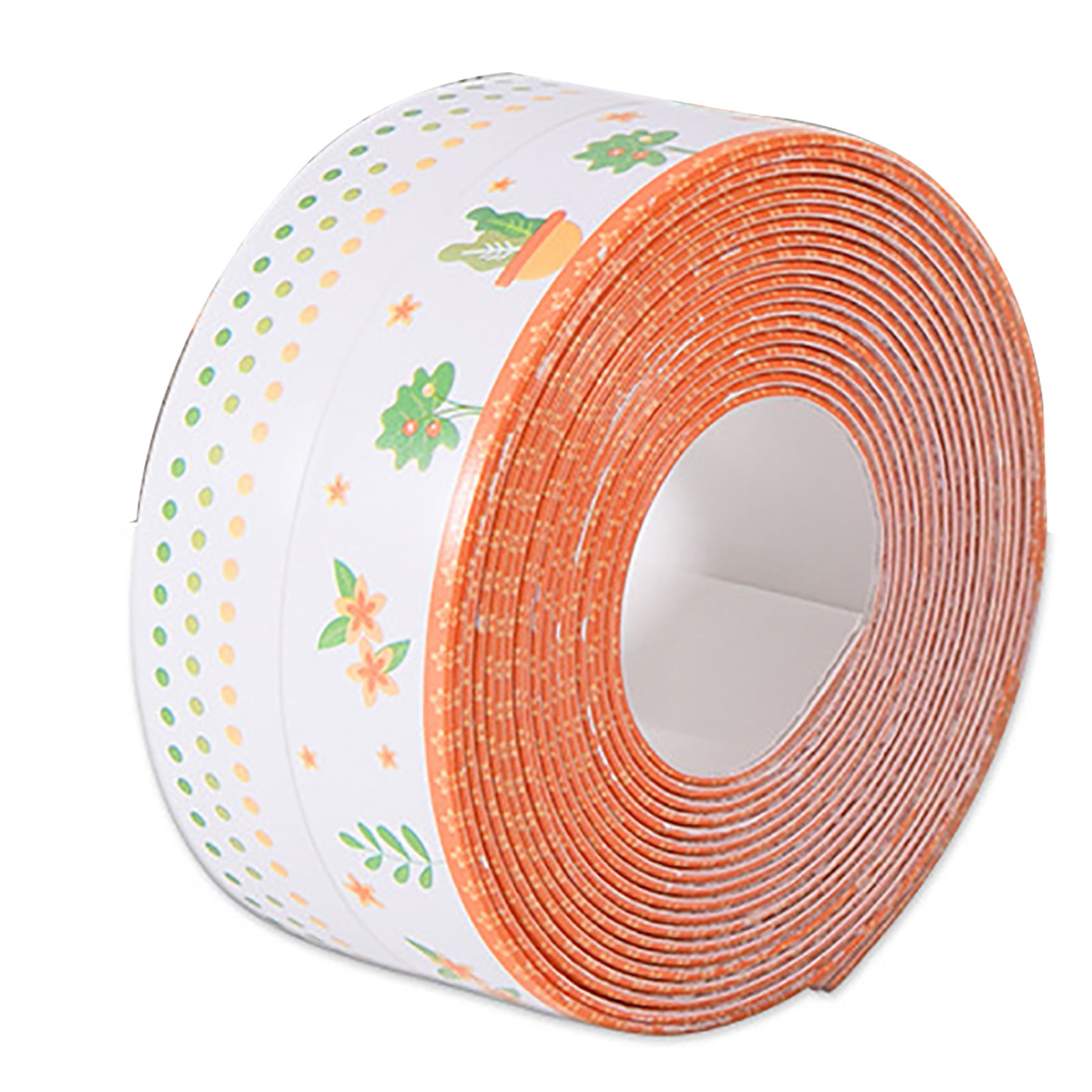 Washranp Caulk Tape,Vinyl Waterproof Self Adhesive Flower Print Sealing ...