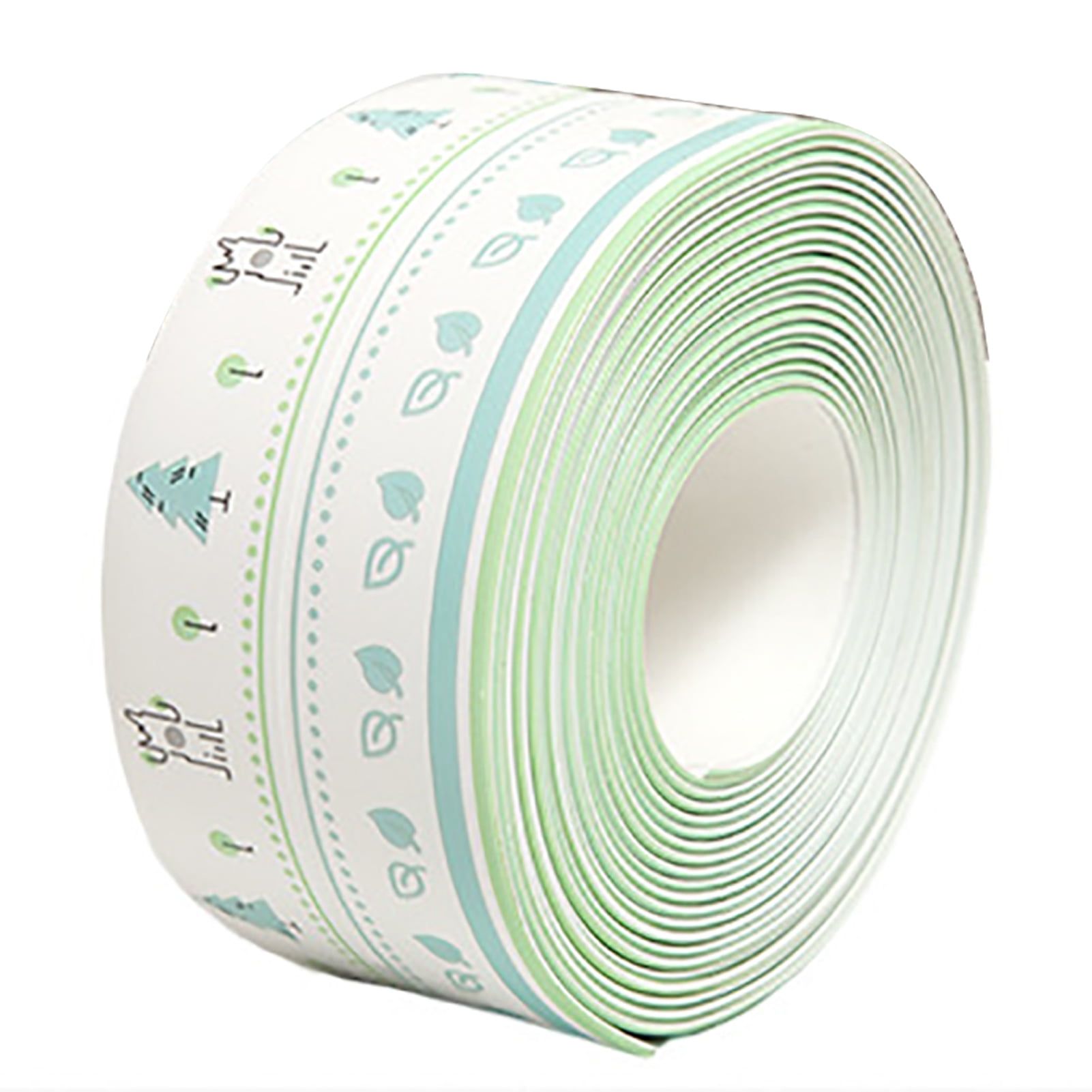 Washranp Caulk Tape,Vinyl Waterproof Self Adhesive Flower Print Sealing ...