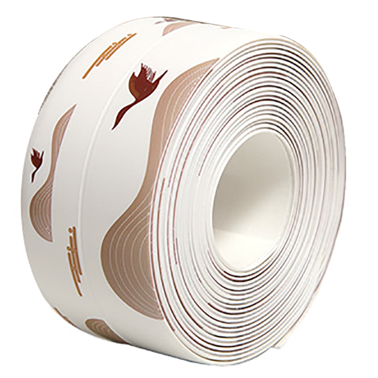 Washranp Caulk Tape,Vinyl Waterproof Self Adhesive Flower Print Sealing ...