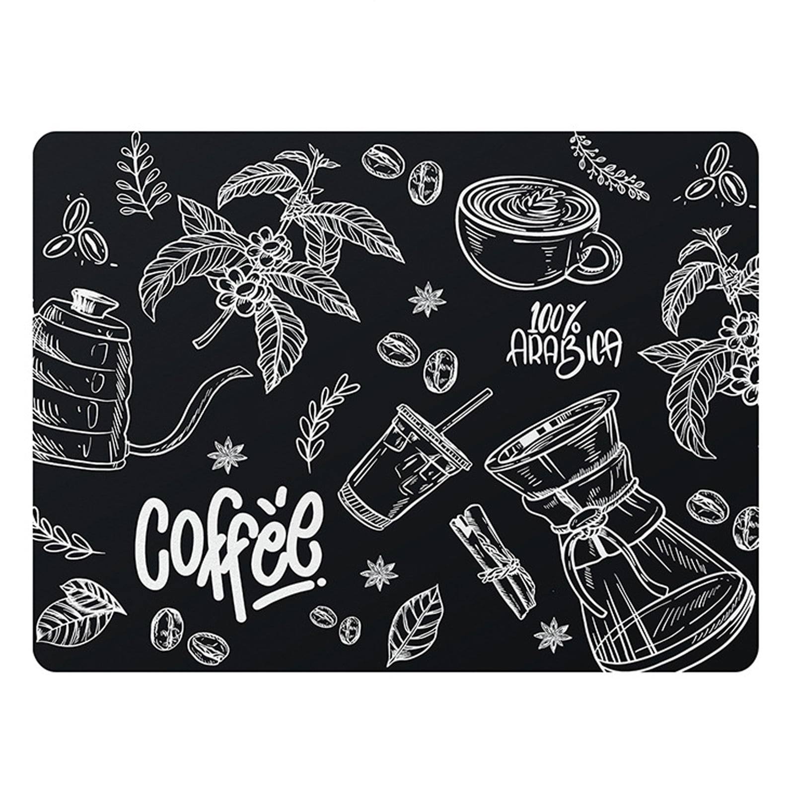 Washranp Coffee Maker Mat,Non-slip Drying Mat Absorbent Draining Mat ...