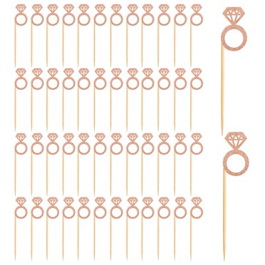 36 PCS Mr & Mrs Cupcake Toppers with Love Heart Bridal Shower Cupcake ...