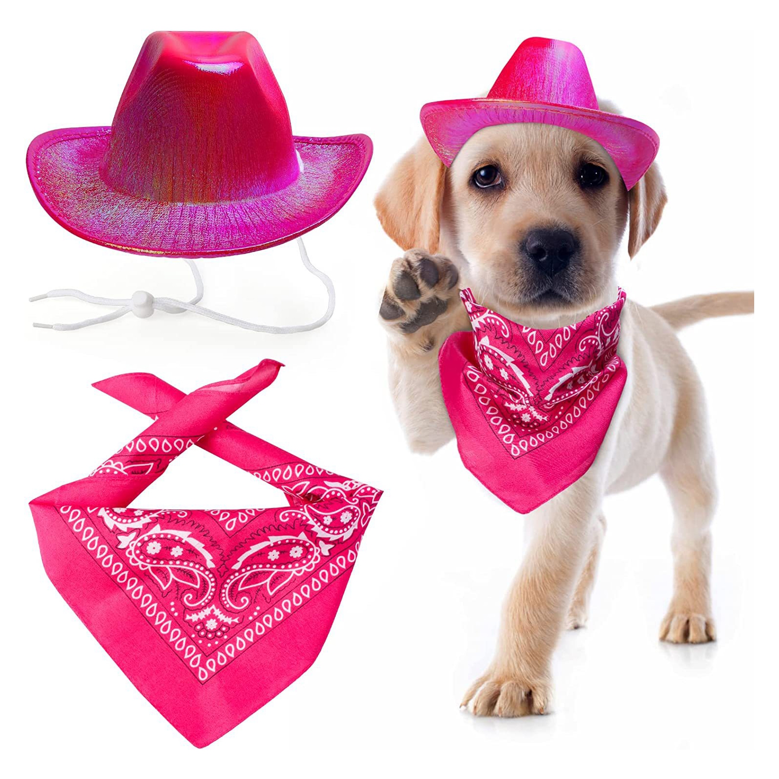 Washranp Dog Cowboy Hat,Breathable Comfortable Adjustable Buckle ...