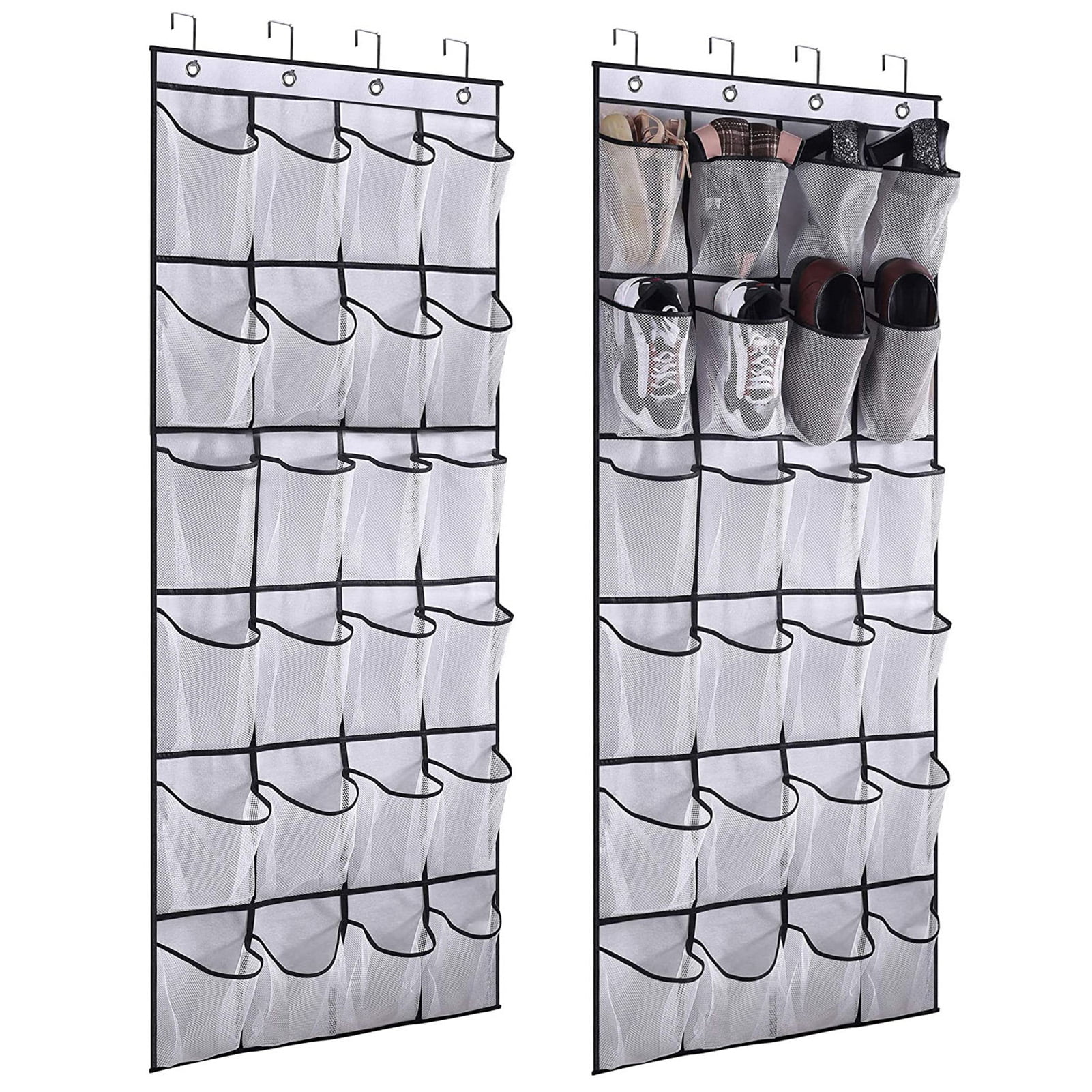 Washranp Over The Door Shoe Organizer Hanging,Non-woven Foldable Large ...