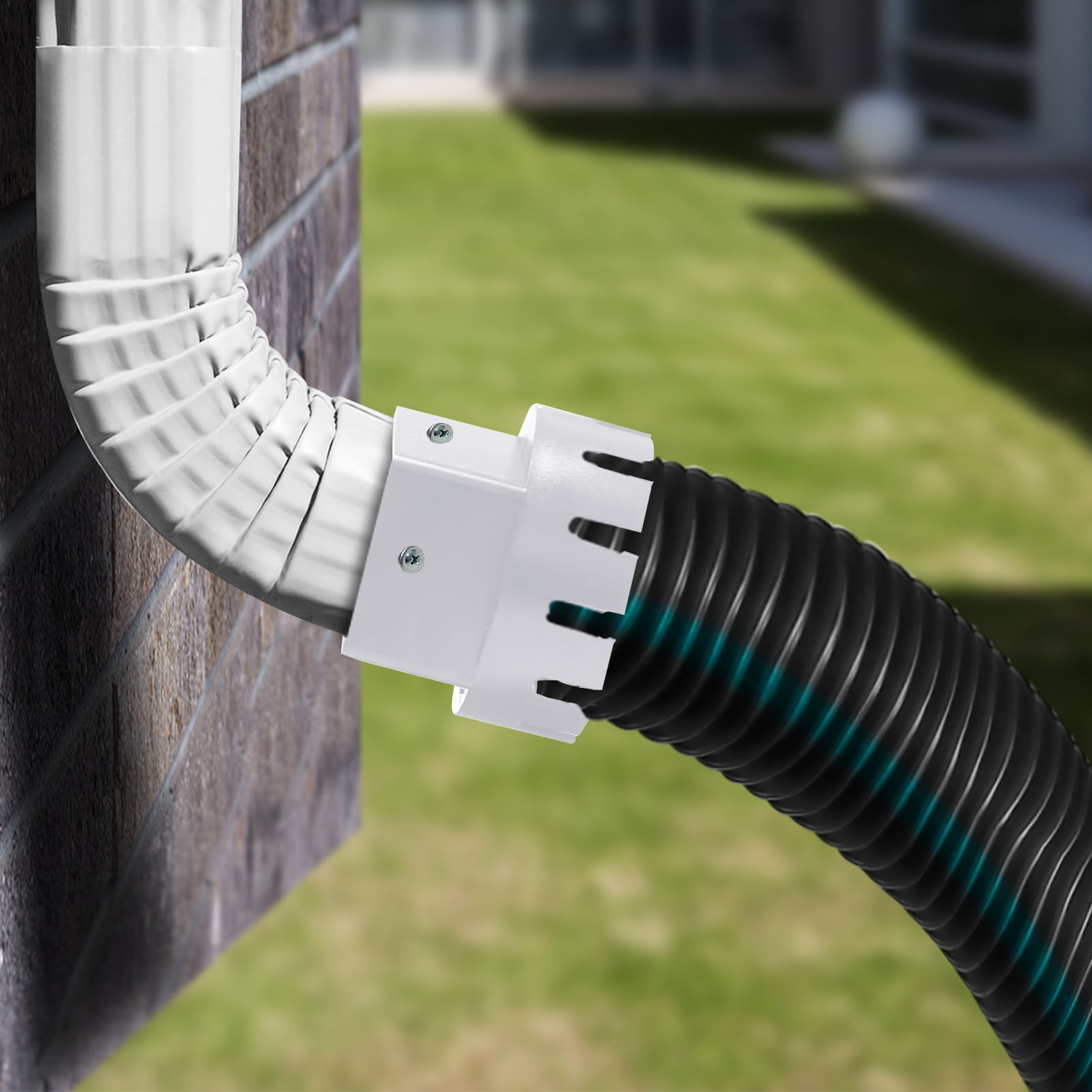 Washranp Plastic Downspout Adapter, Easy Installation Drain Pipe ...