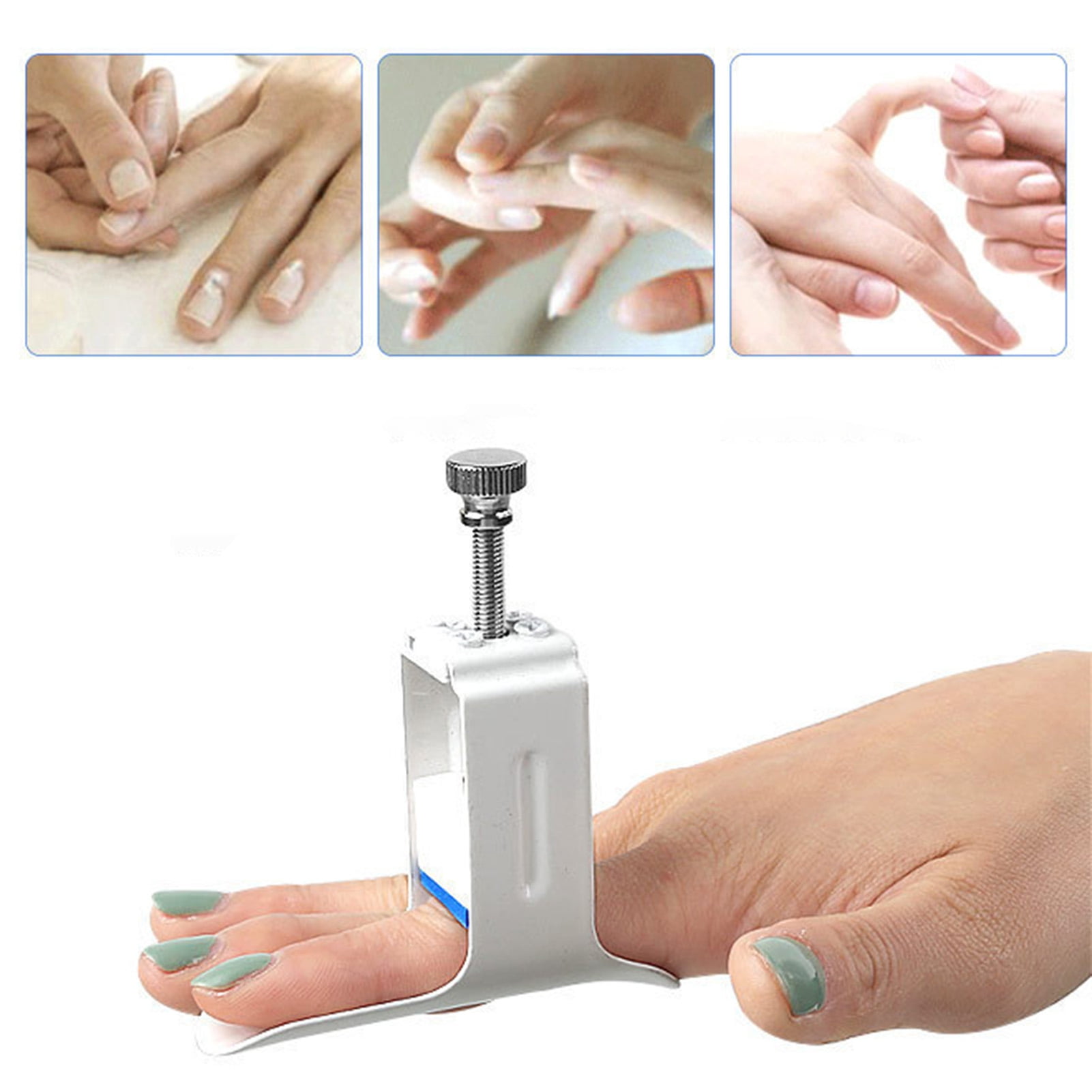 Washranp Finger Splint,Alloy Adjustable Finger Straightener Finger ...