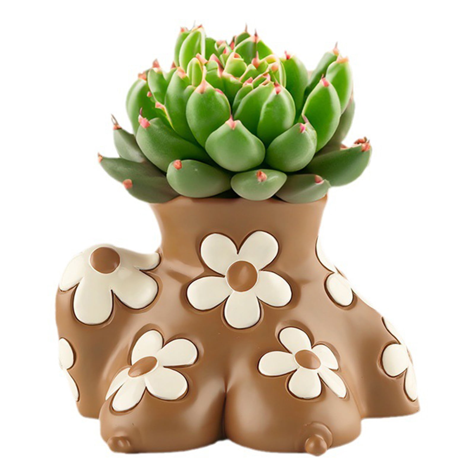 Washranp Flower Pot,Resin Female Body Art Succulent Plant Pot ...