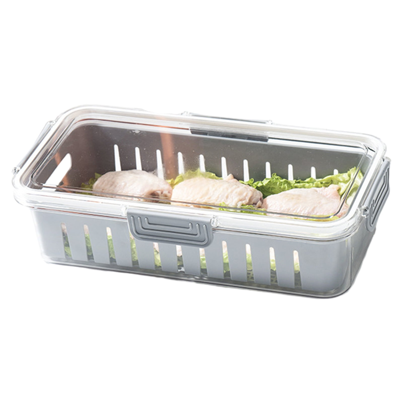 Washranp Fridge Produce Saver Container,Vegetable Stackable Storage ...