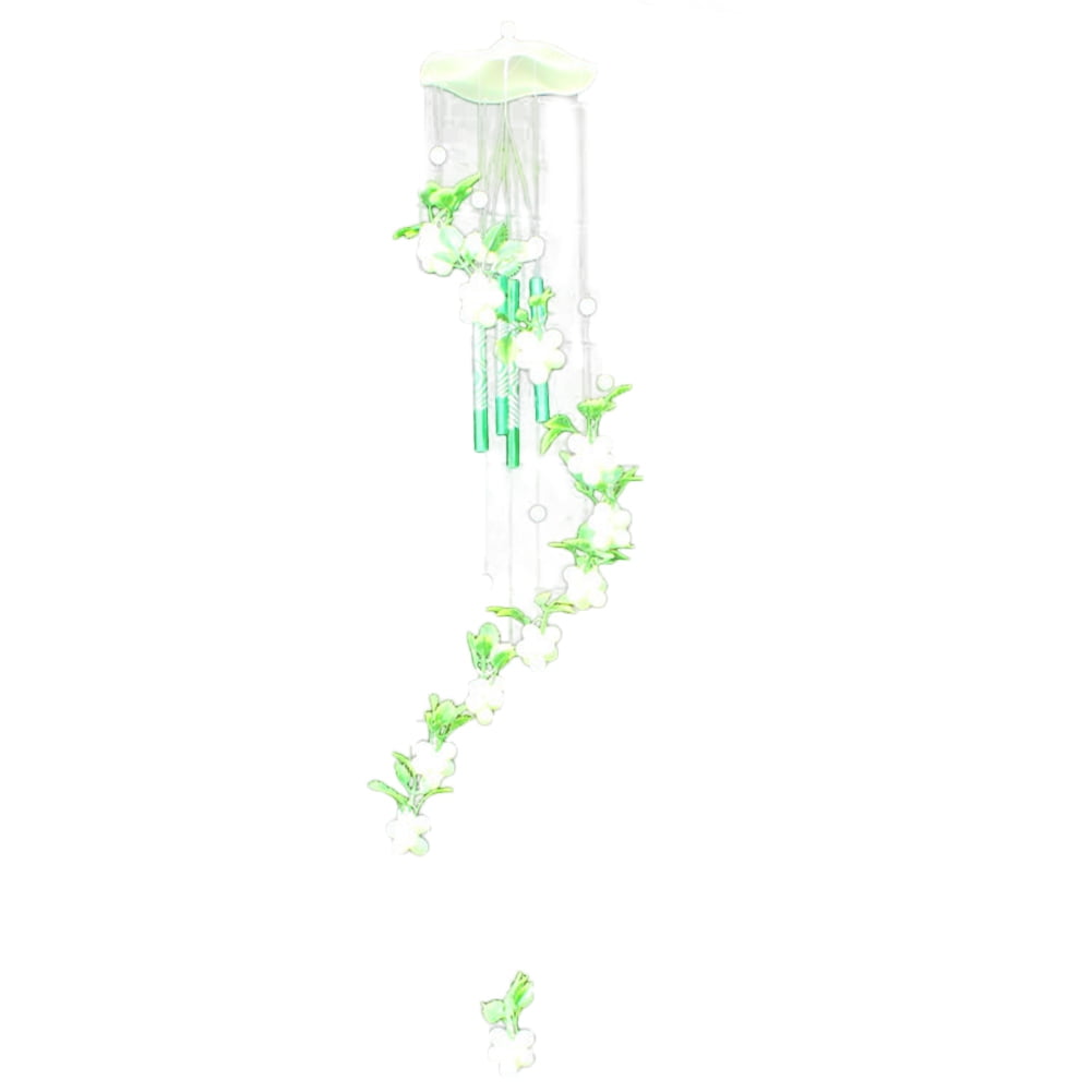 Washranp Hanging Dark Grape Shape Wind Chimes,Plastic Luminous Glow in ...
