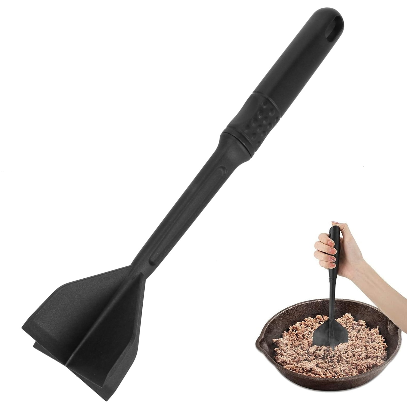 Washranp Heavy Duty Meat Chopper,Heat-Resistant Ground Beef Smasher ...