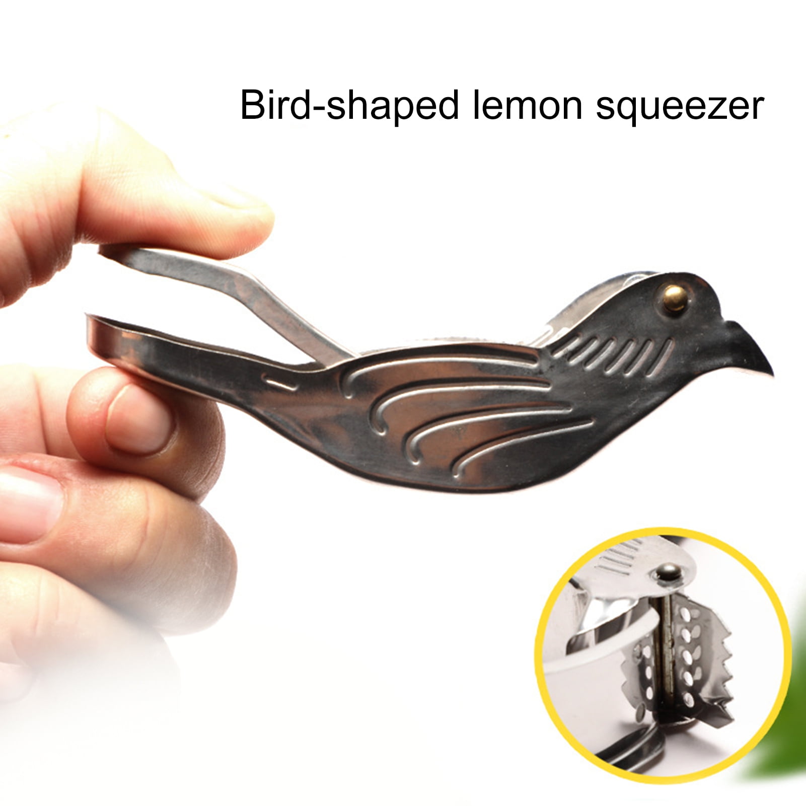 Washranp Main Squeeze Lemon Wedge Squeezer – Stainless Steel Lemon ...
