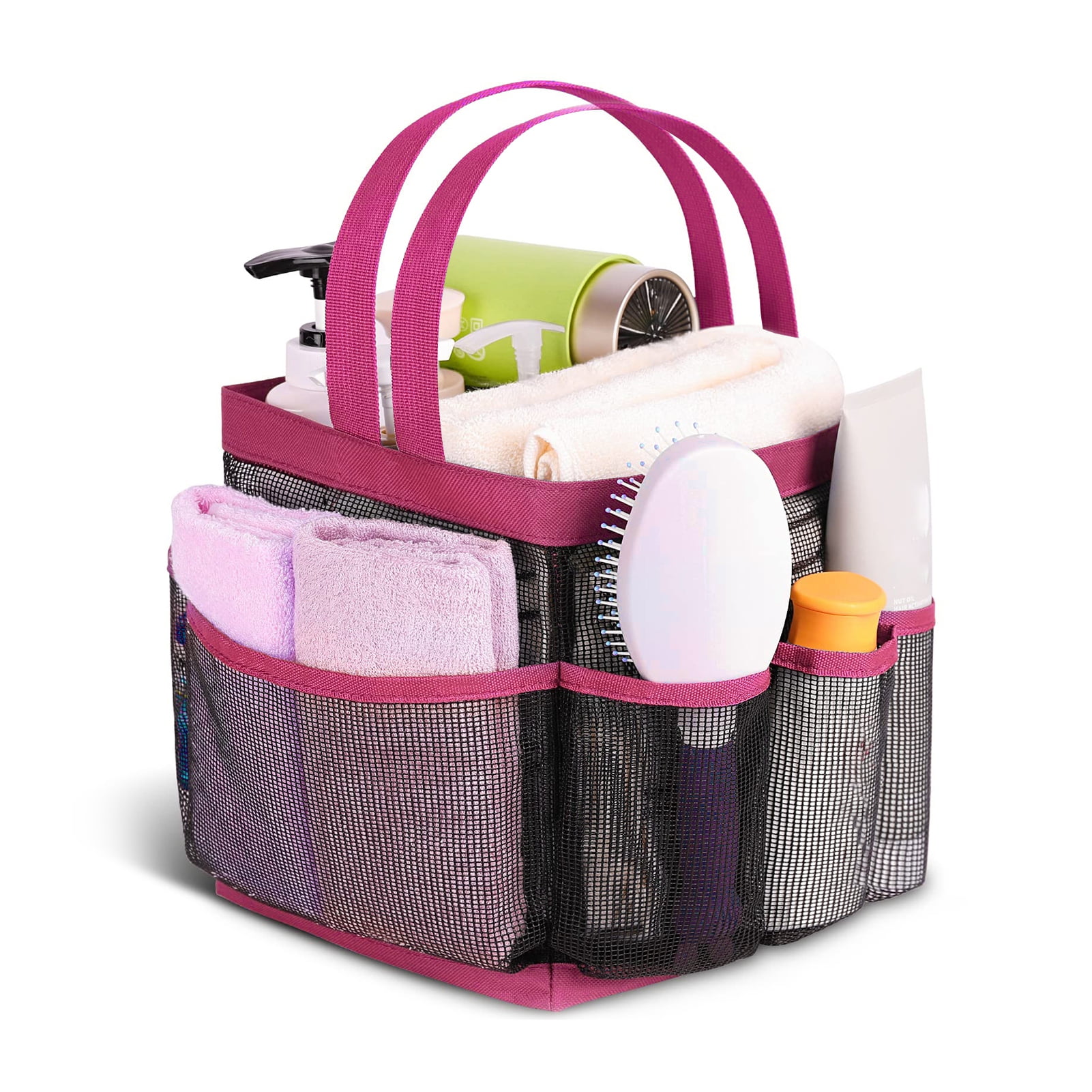 Washranp Mesh Shower Caddy Dorm Tote Bag,Portable Quick Dry Shower ...