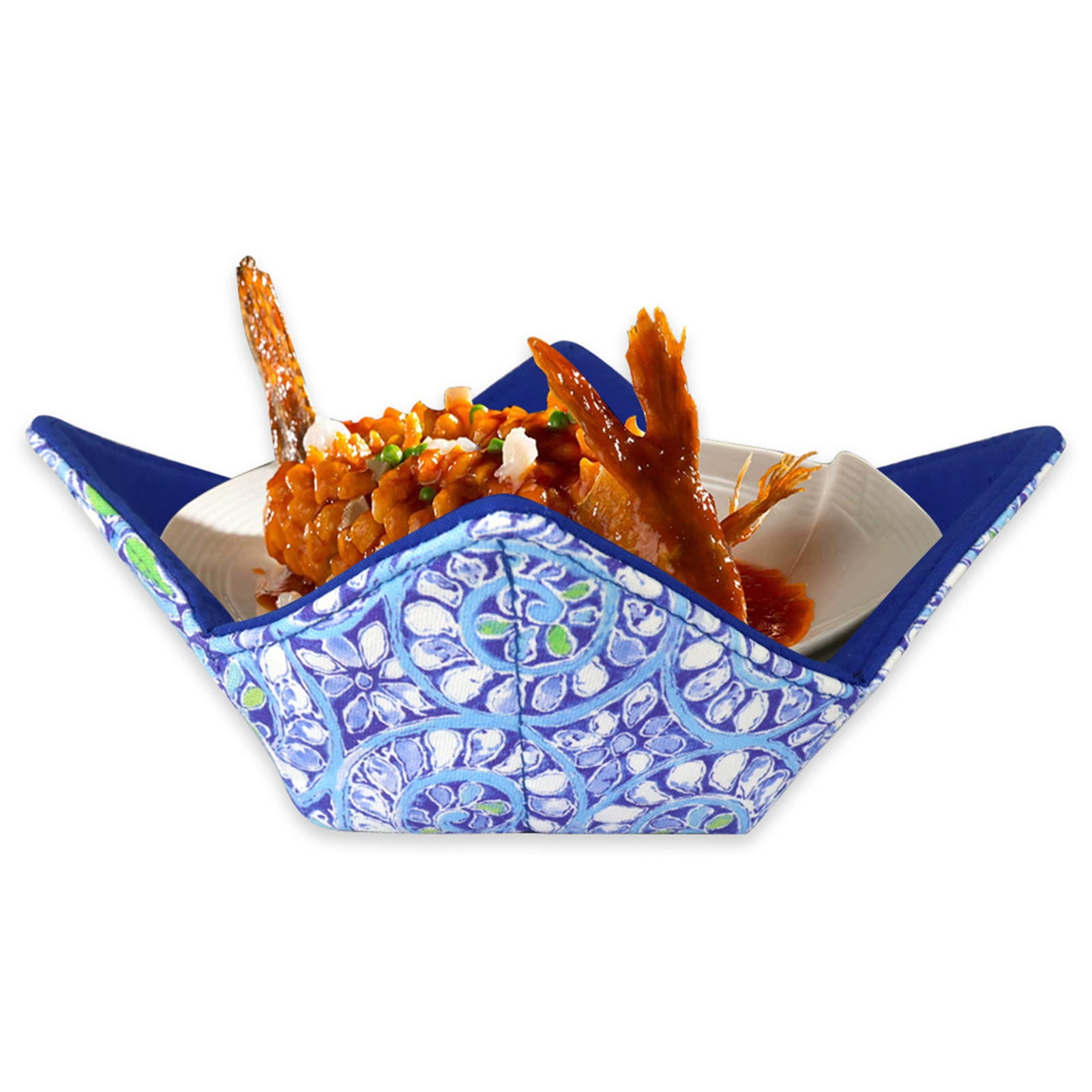 Washranp Microwave Heat-resistant Bowl Huggers, Cotton Holder Hot Bowl ...