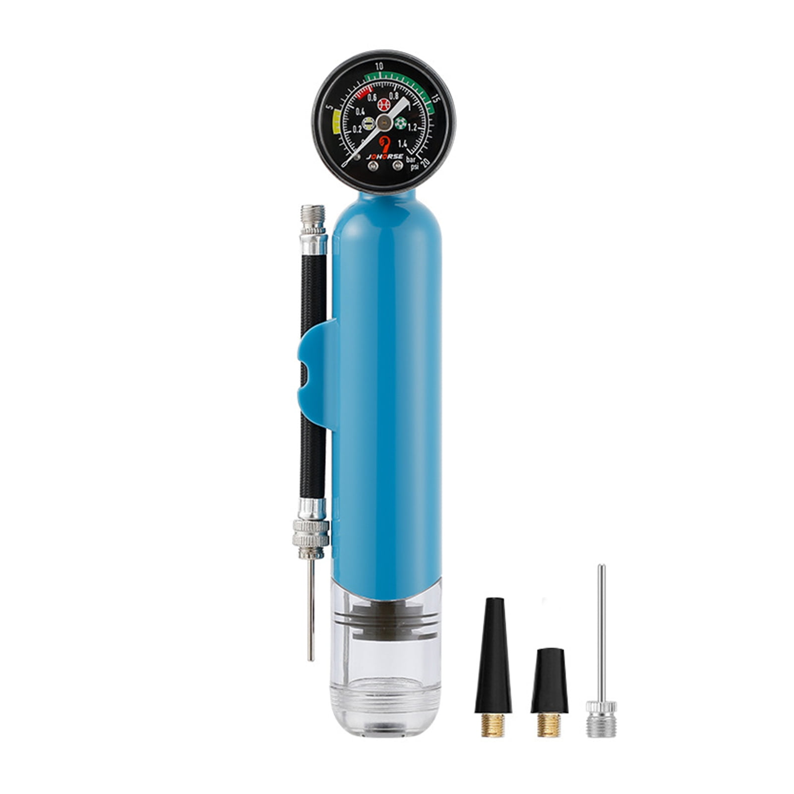 Washranp Mini Basketball Pump Inflator with Pressure Gauge,Portable ...