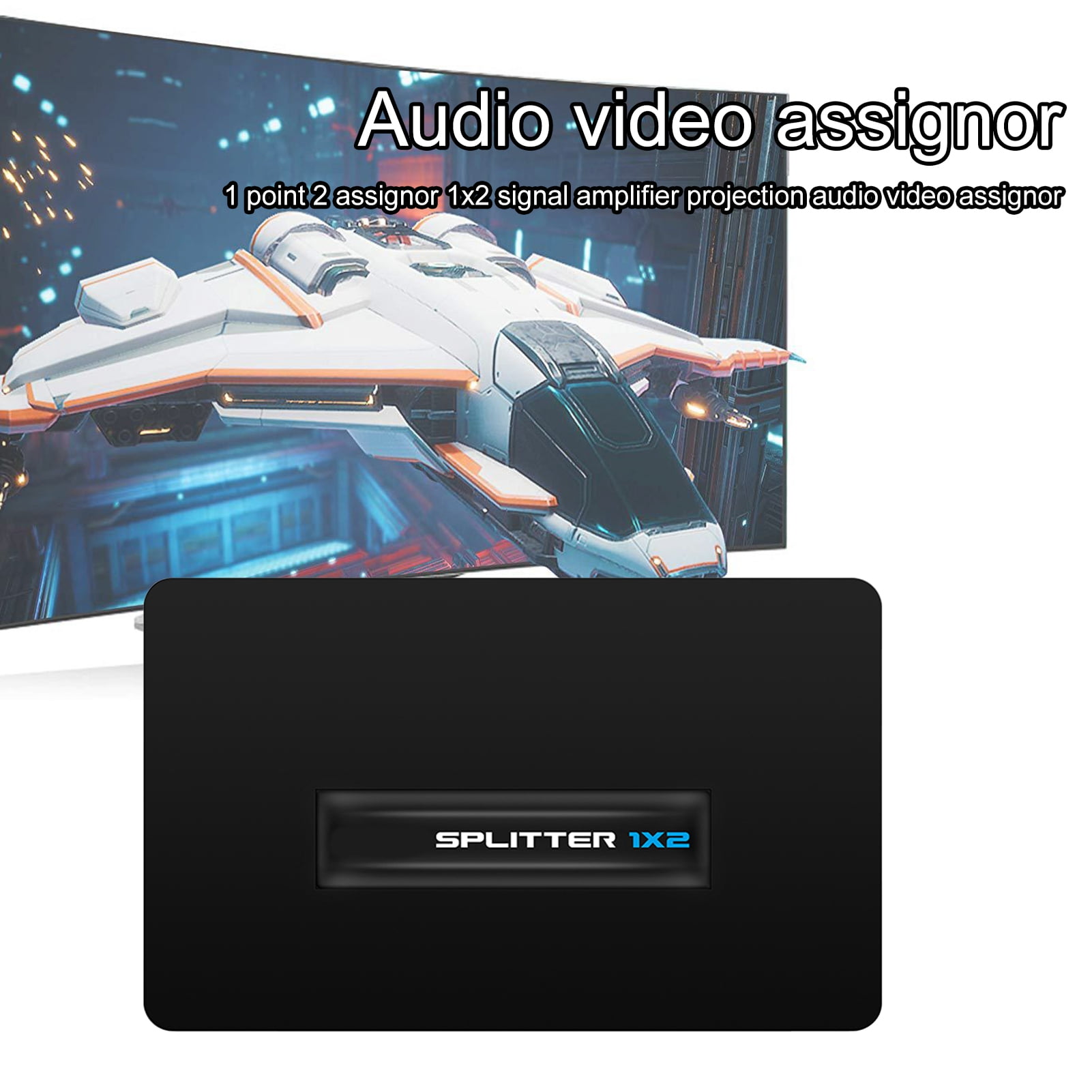 Washranp Output Splitter High-Resolution Video Splitter -Compatible 1 ...