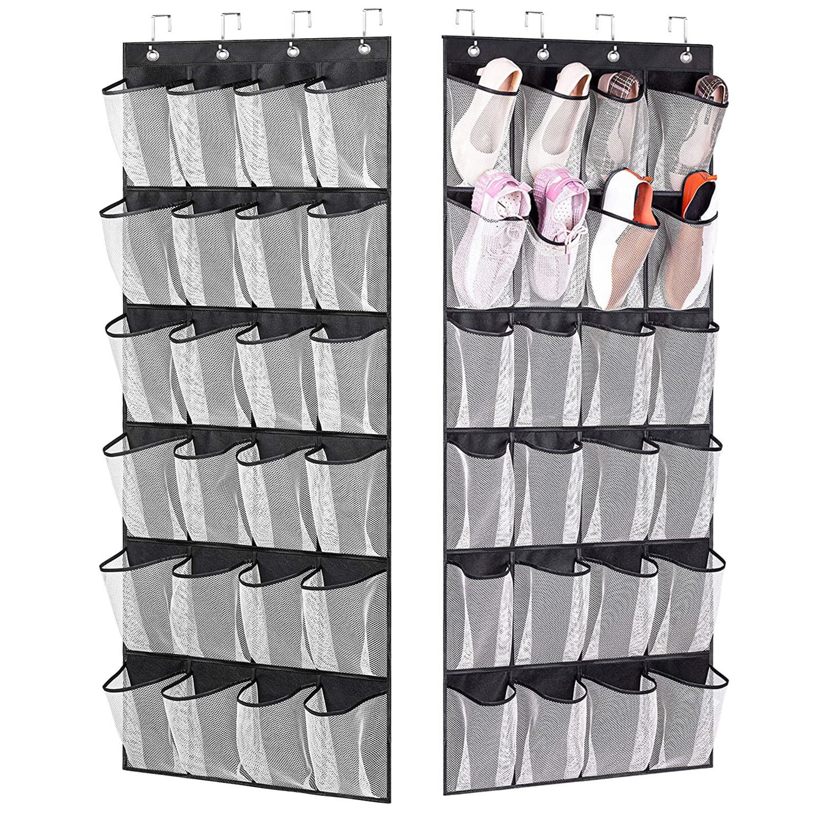 Washranp Over The Door Shoe Organizer Hanging,Non-woven Foldable Large ...