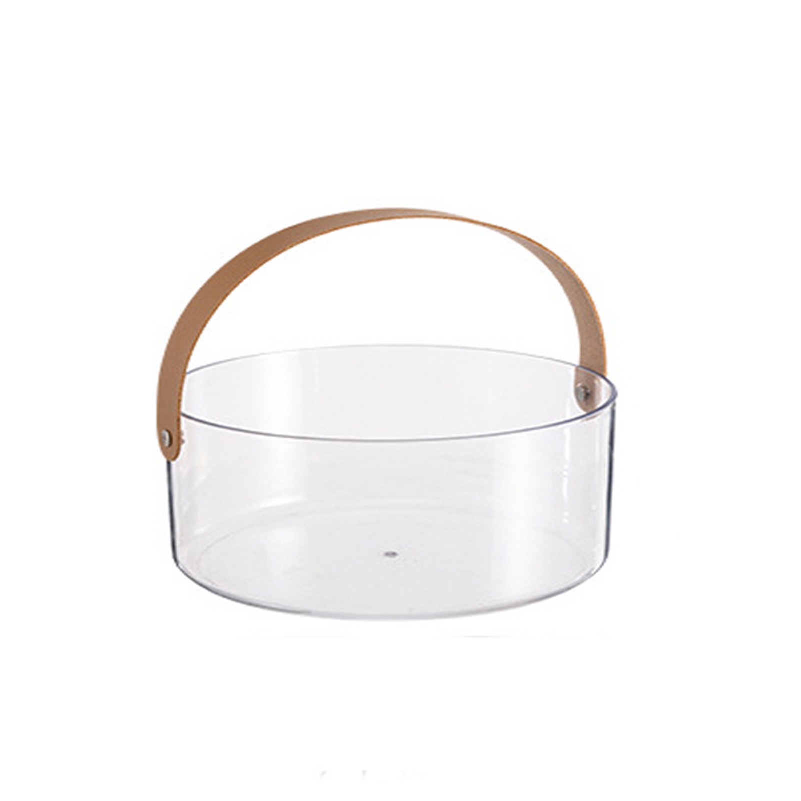 Washranp Plastic Clear Ice Bucket with Handle,Wine Bucket Party ...