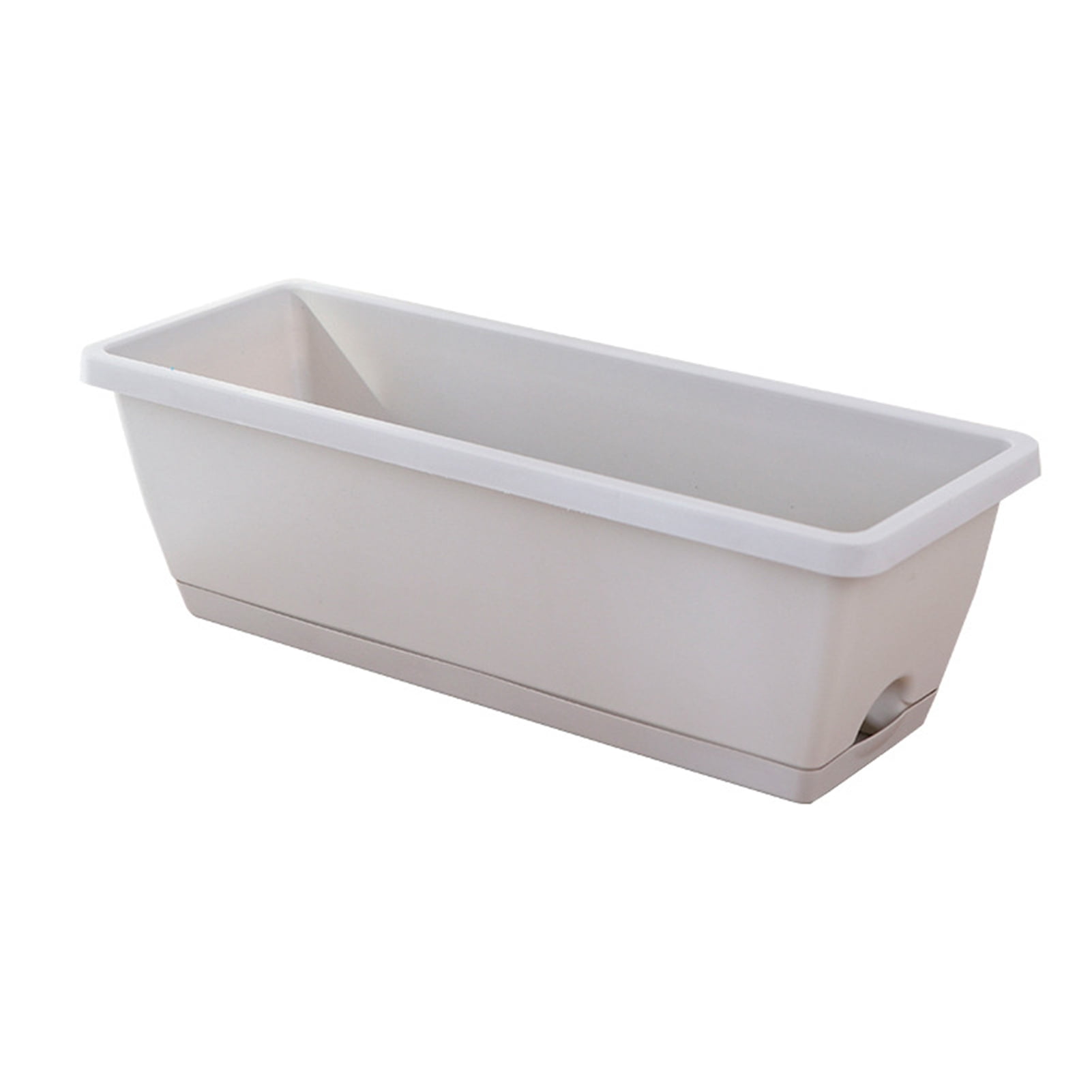 Washranp Rectangle Window Boxes Planters,Plastic Solid Color Long ...