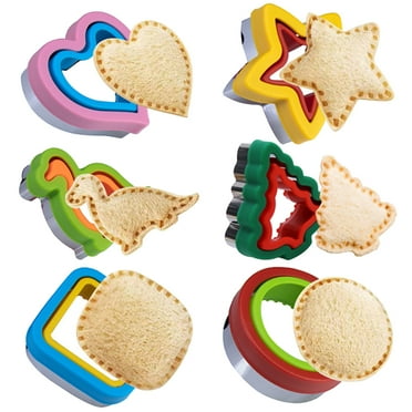 Dinosaur Themed Stainless Steel Cookie Cutter Set for Kids - Sandwich ...