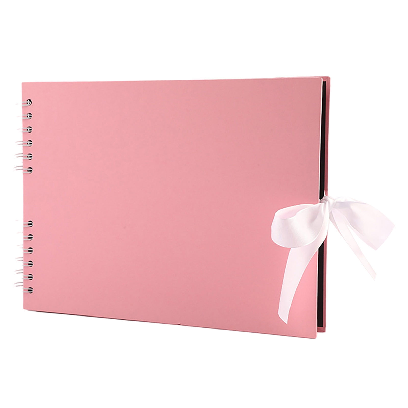 Washranp Scrapbook Album,DIY Solid Color Cover Photo Album with Elegant ...