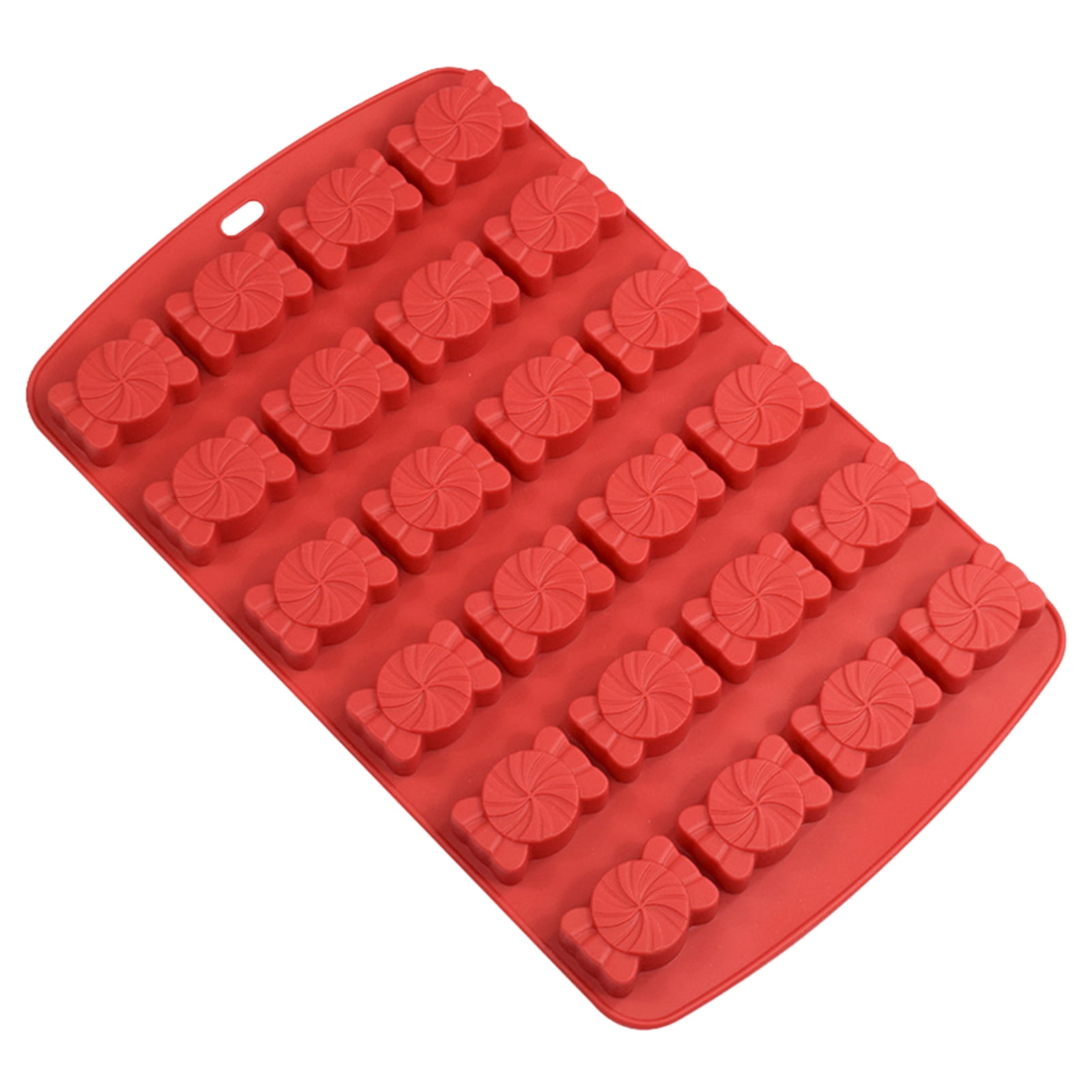 Washranp Silicone Christmas Chocolate Molds,24-Cavities Snowflake ...