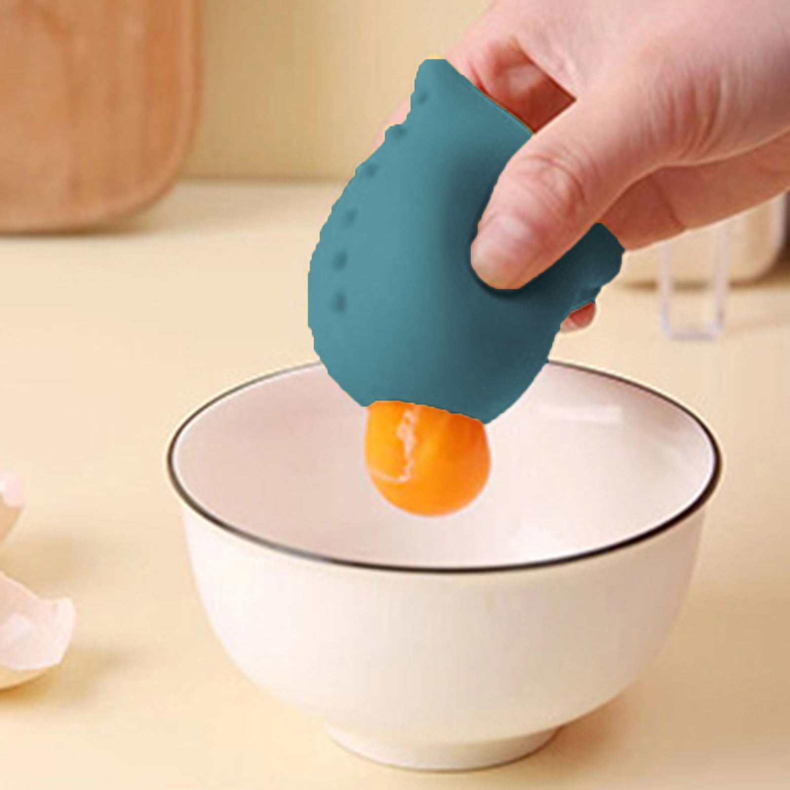 Washranp Silicone Egg Separator,Food Grade Portable Cartoon Shape ...