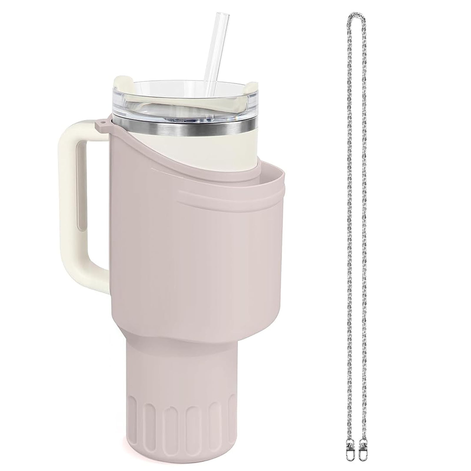 Washranp Silicone Water Bottle Boot Sleeve,Pocket Design Tumbler Cup ...