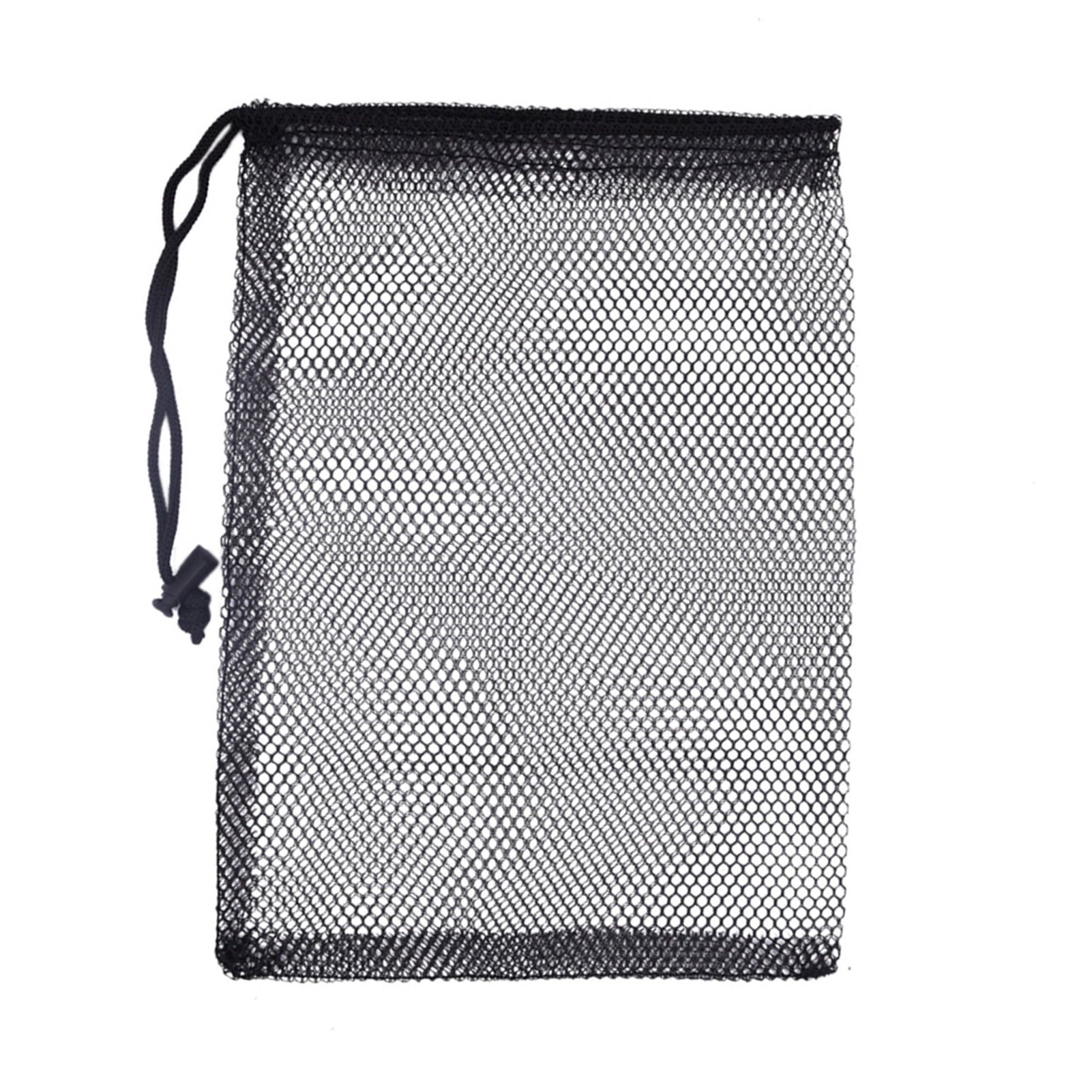 Washranp Storage Mesh Bag,Black Large Capacity Heavy Duty Drawstring ...