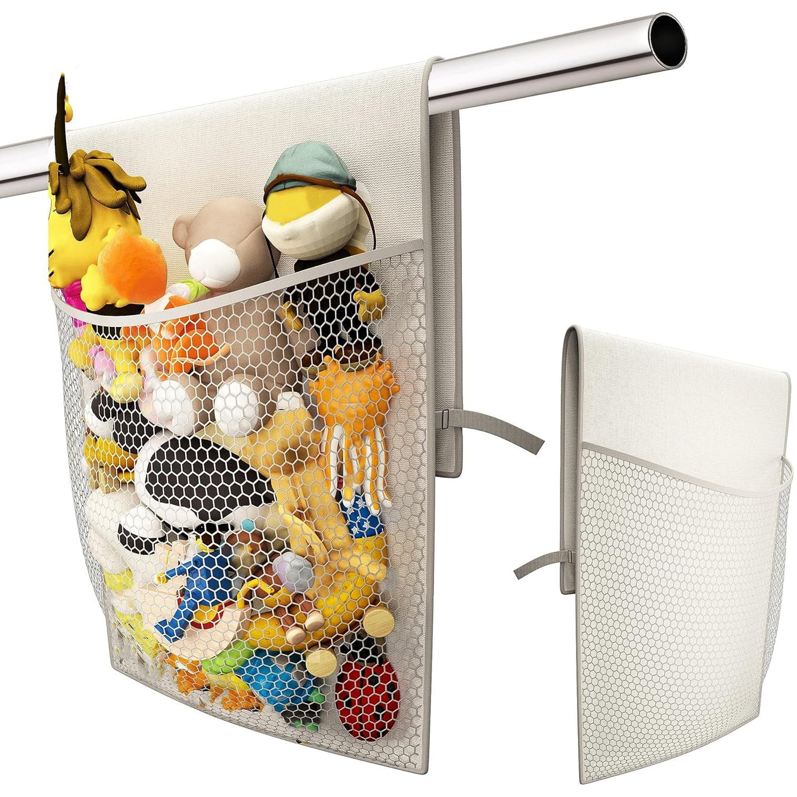Washranp Stuffed Storage Pocket,Closet and Chair Caddy Organizer Plush ...