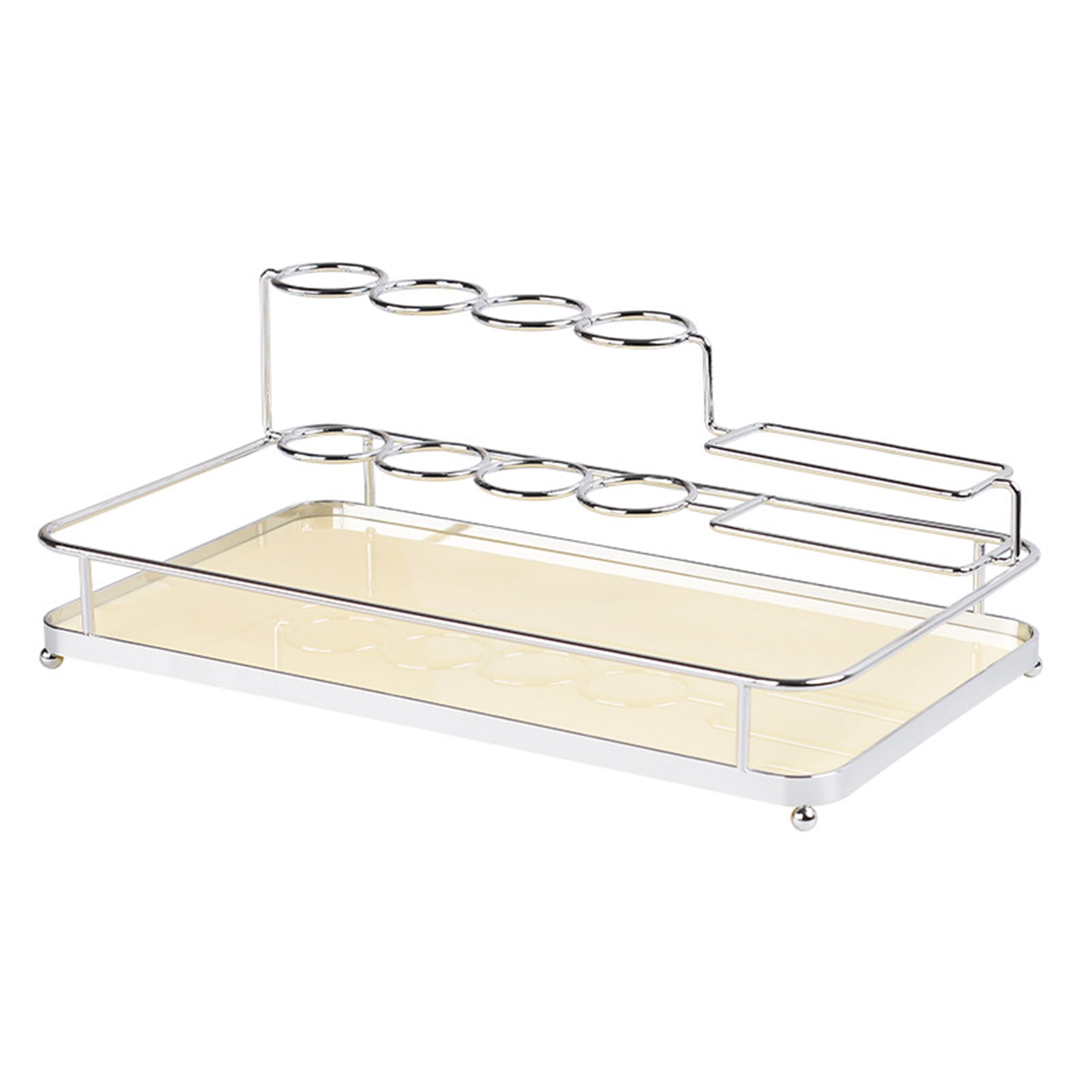 Washranp Toothbrush and Toothpaste Holder,Metal Punching Free Table ...