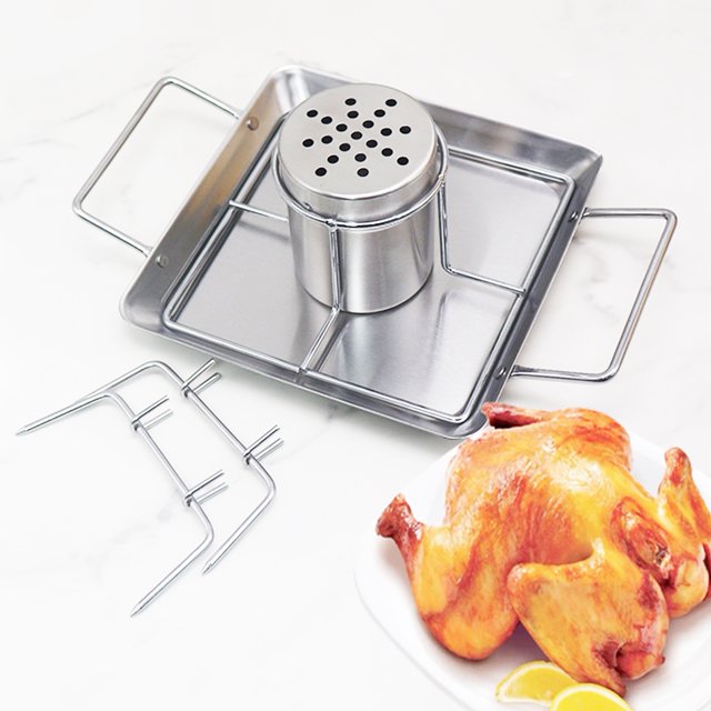 Washranp Turkey Roast Rack,Stainless Steel BBQ Beer Can Chicken Holder ...