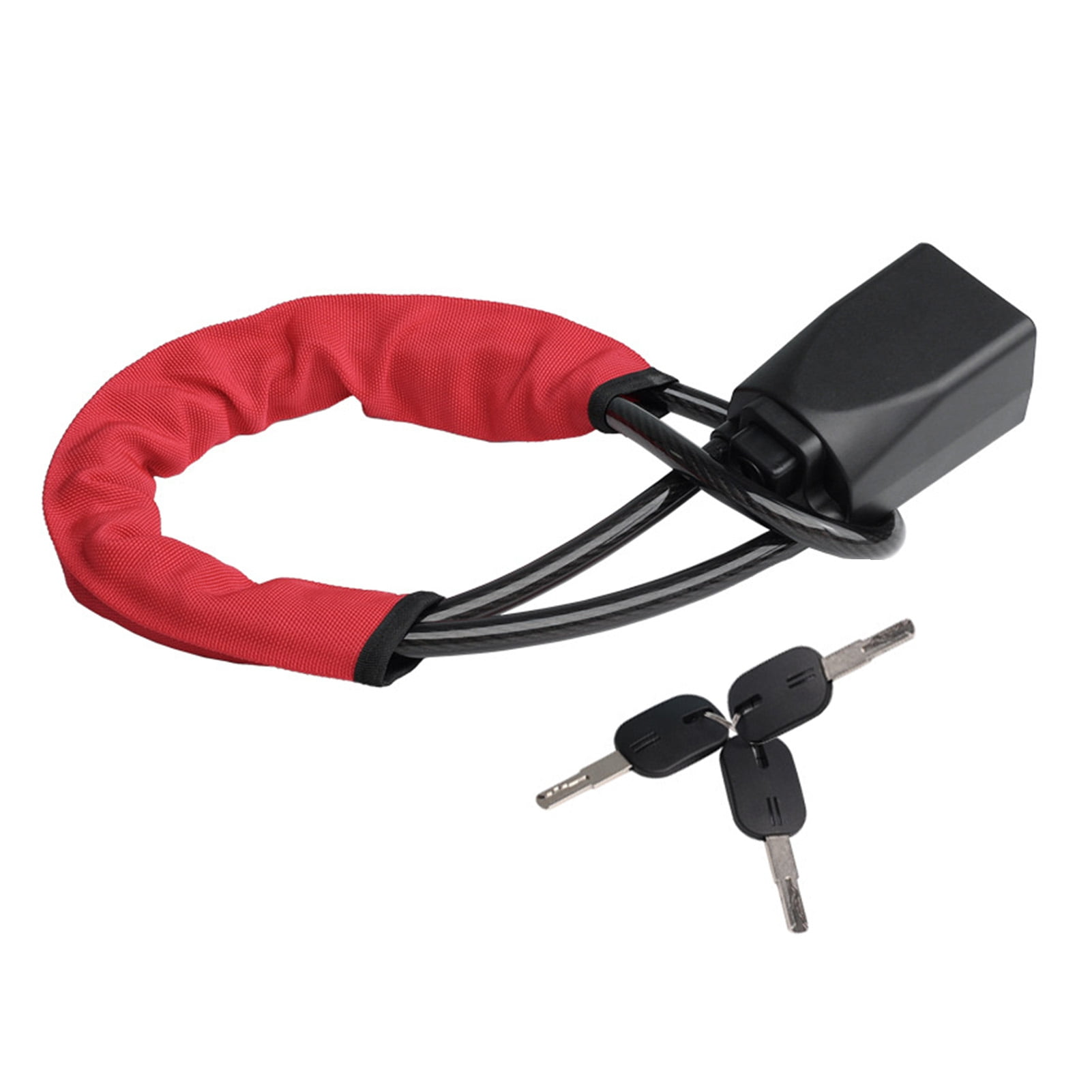 Washranp Wheel Lock Seatbelt Lock Upgraded Universal Anti Theft Car ...