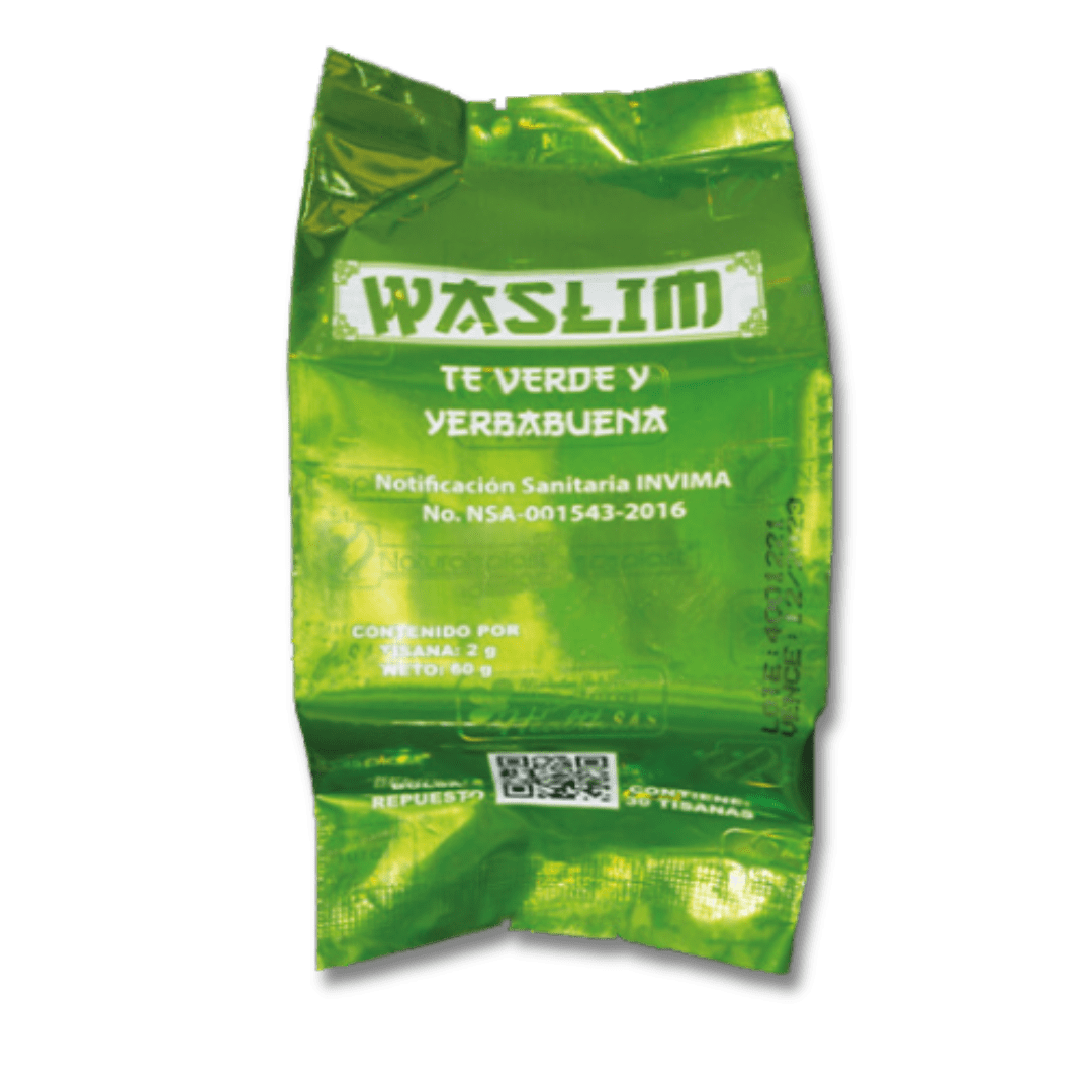 Waslim Green Tea 2g x 30 Herbal Tea Bags - Té Verde Waslim 2g x 30 ...