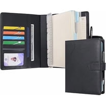 Wonderpool Leather Journal A5 Refillable 6 Ring Binder Notebook with ...