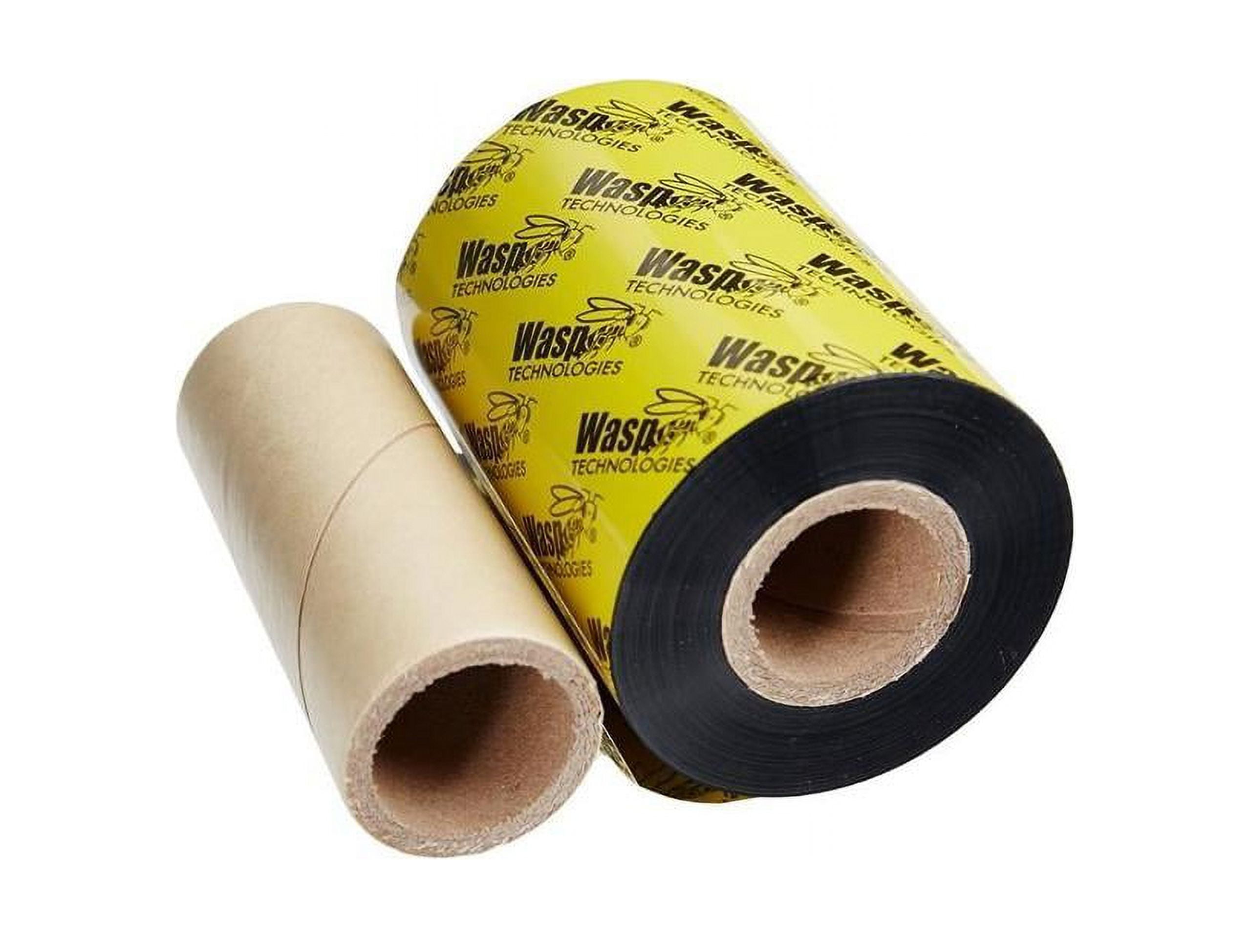 Wasp 633808431198 Premium Wax-Resin Label Ribbon, 3.26" x 820' - 1 Roll ...