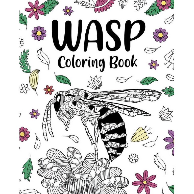 the wasp coloring pages