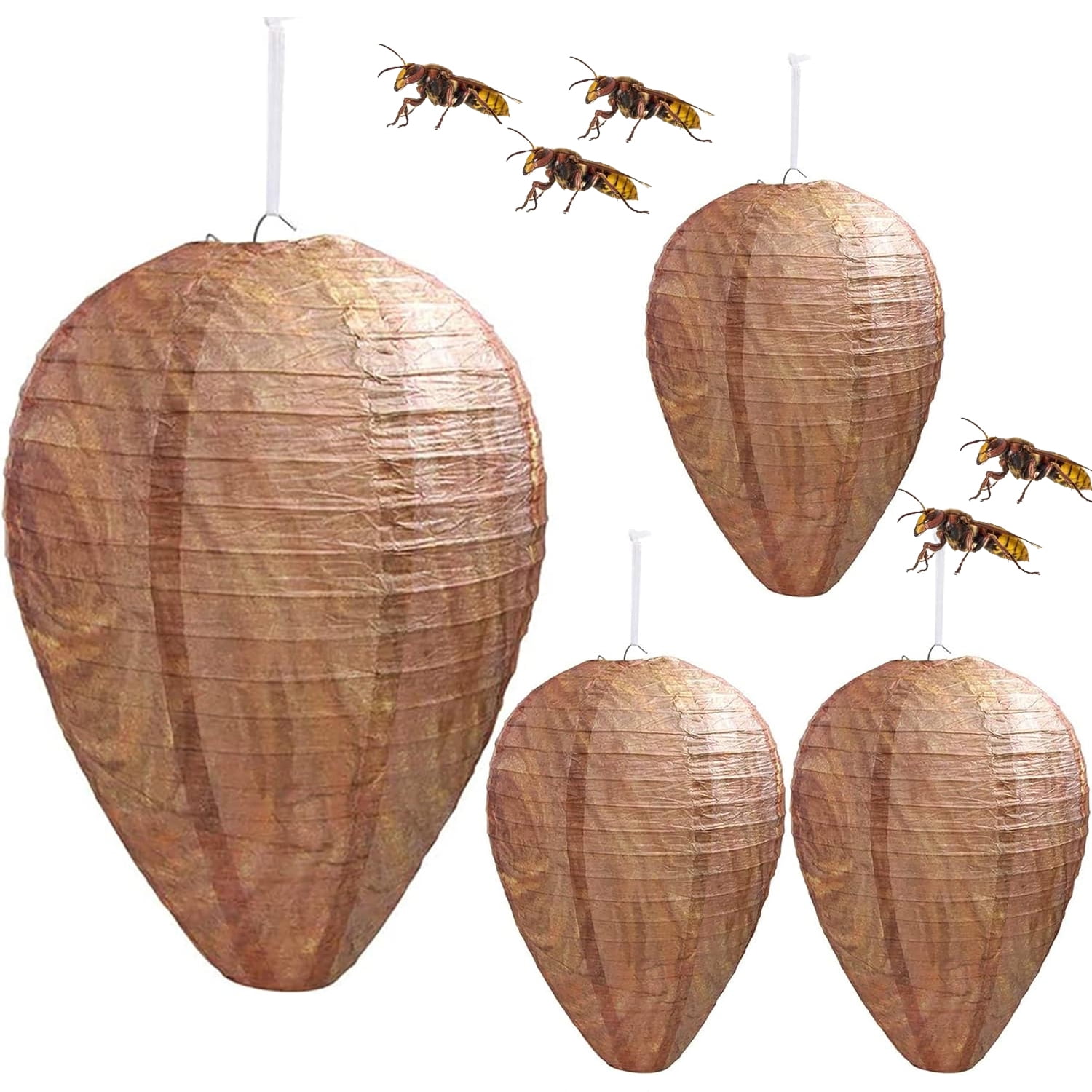 Wasp Nest Decoy Hanging Fake Wasp Nest Waterproof Material, Hornet Nest ...