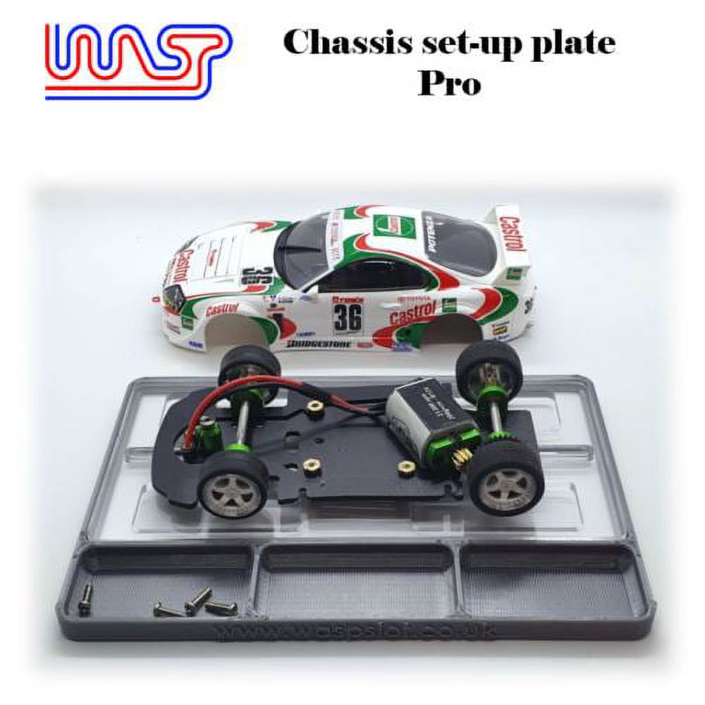 Wasp Slot Car Chassis Setup Plate PRO, 1:32 Scale & 2 Acrylic Plates ...