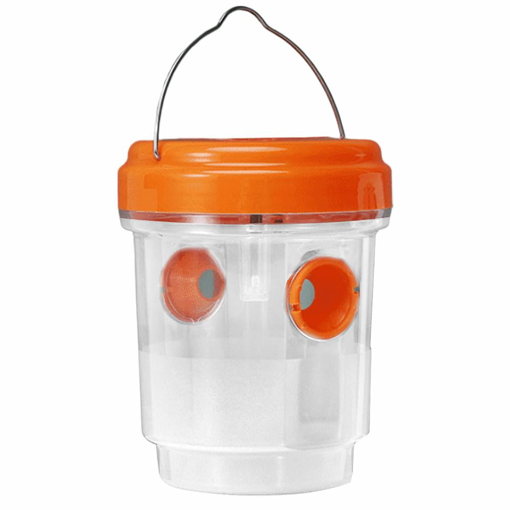 Wasp Traps Outdoor Hanging, Double Channel Live Wasp Trap, Reusable ...