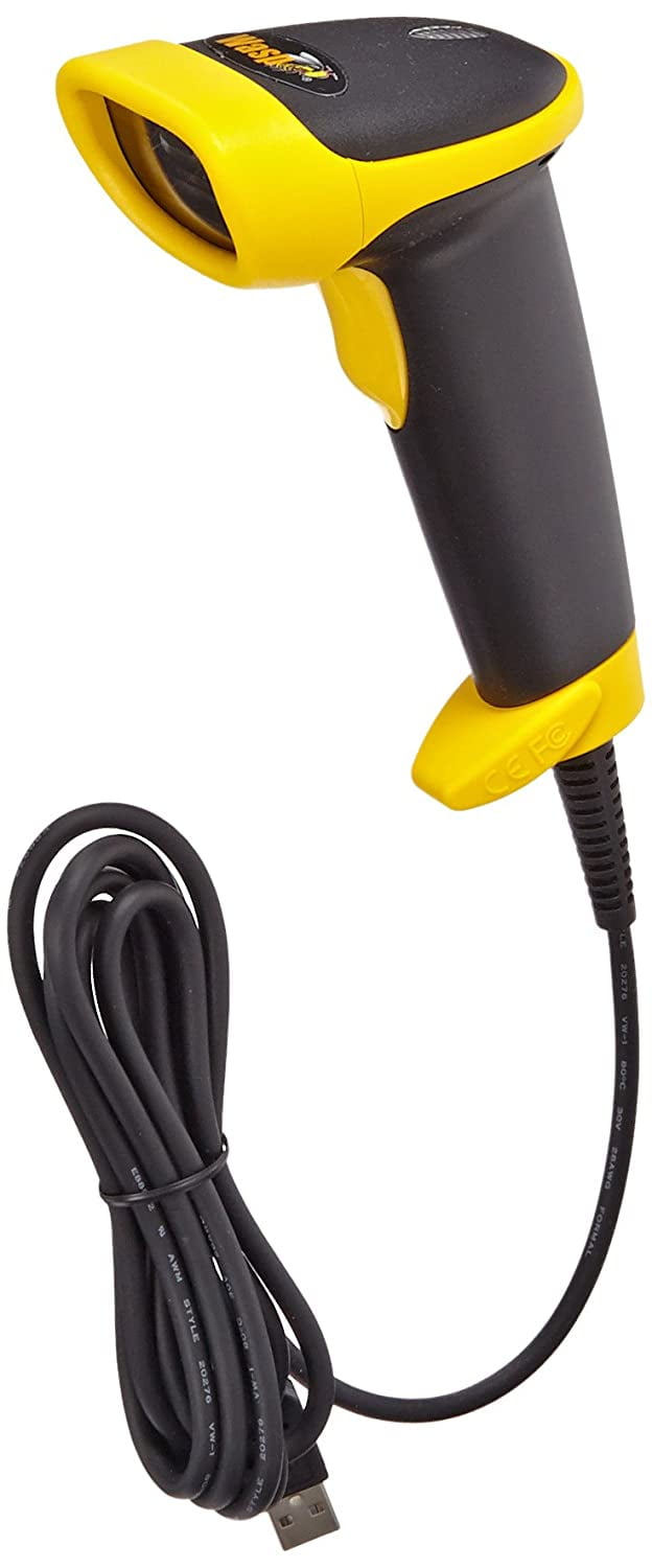 Wasp WLR8950 Bi-Color CCD Barcode Scanner with 6' Cable, 3 mil ...