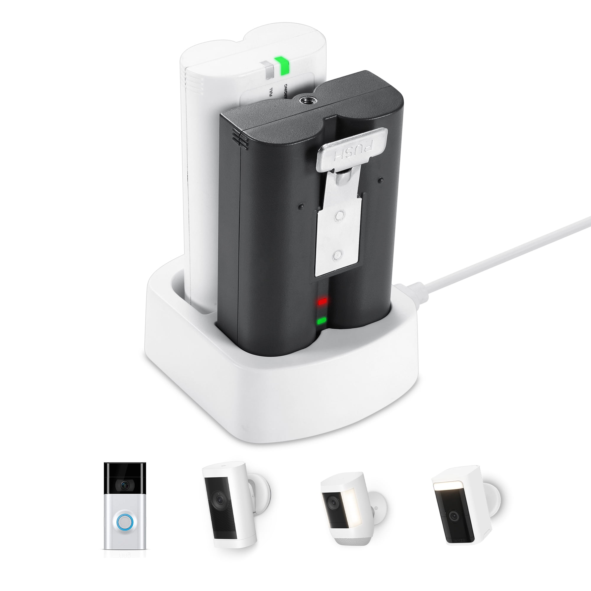 Wasserstein Battery Charging Station Compatible with Ring Camera/Ring ...