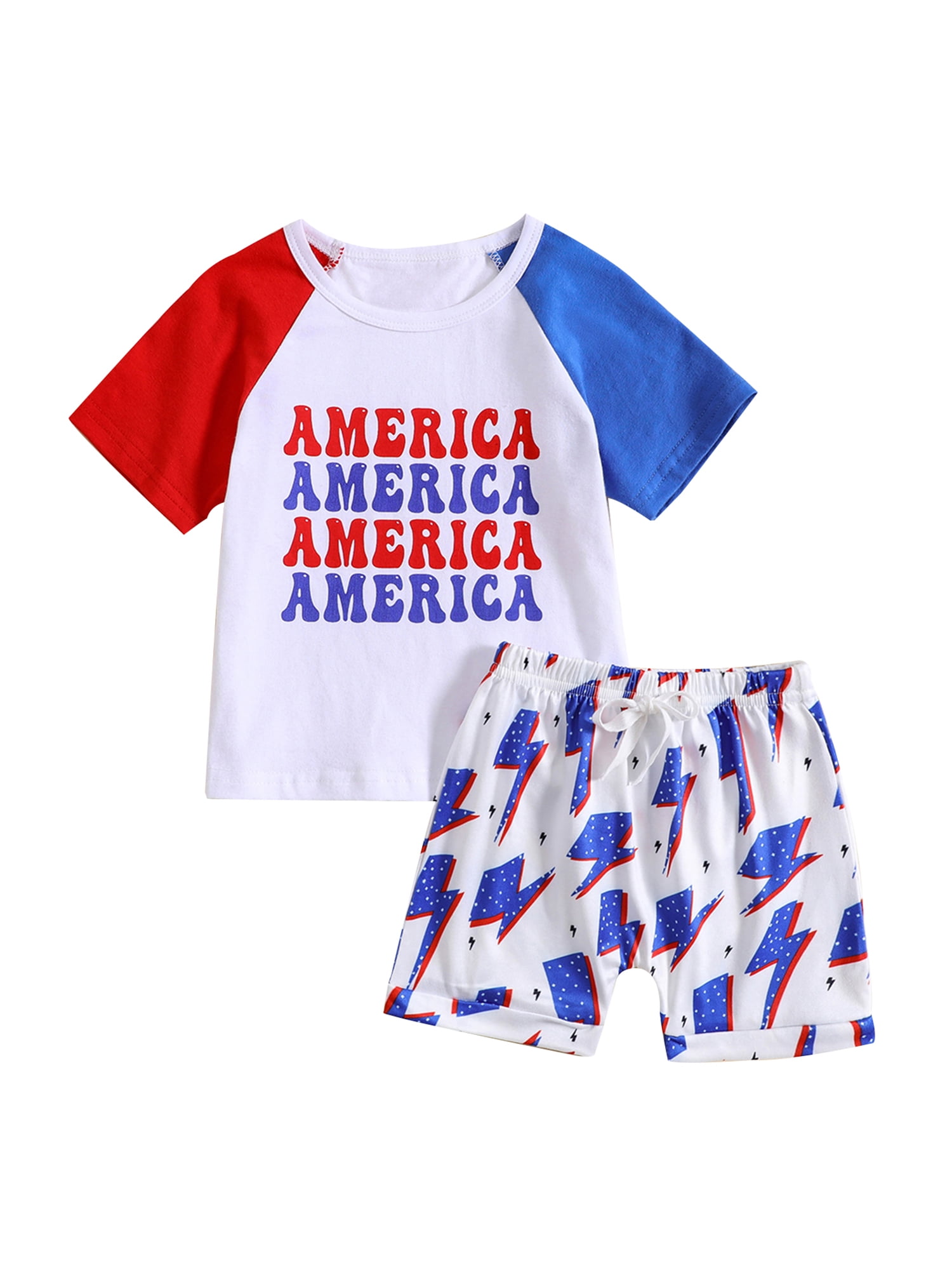 Wassery 4th of July Infant Boys Outfits 6 12 18 24 Months Newborn Baby ...