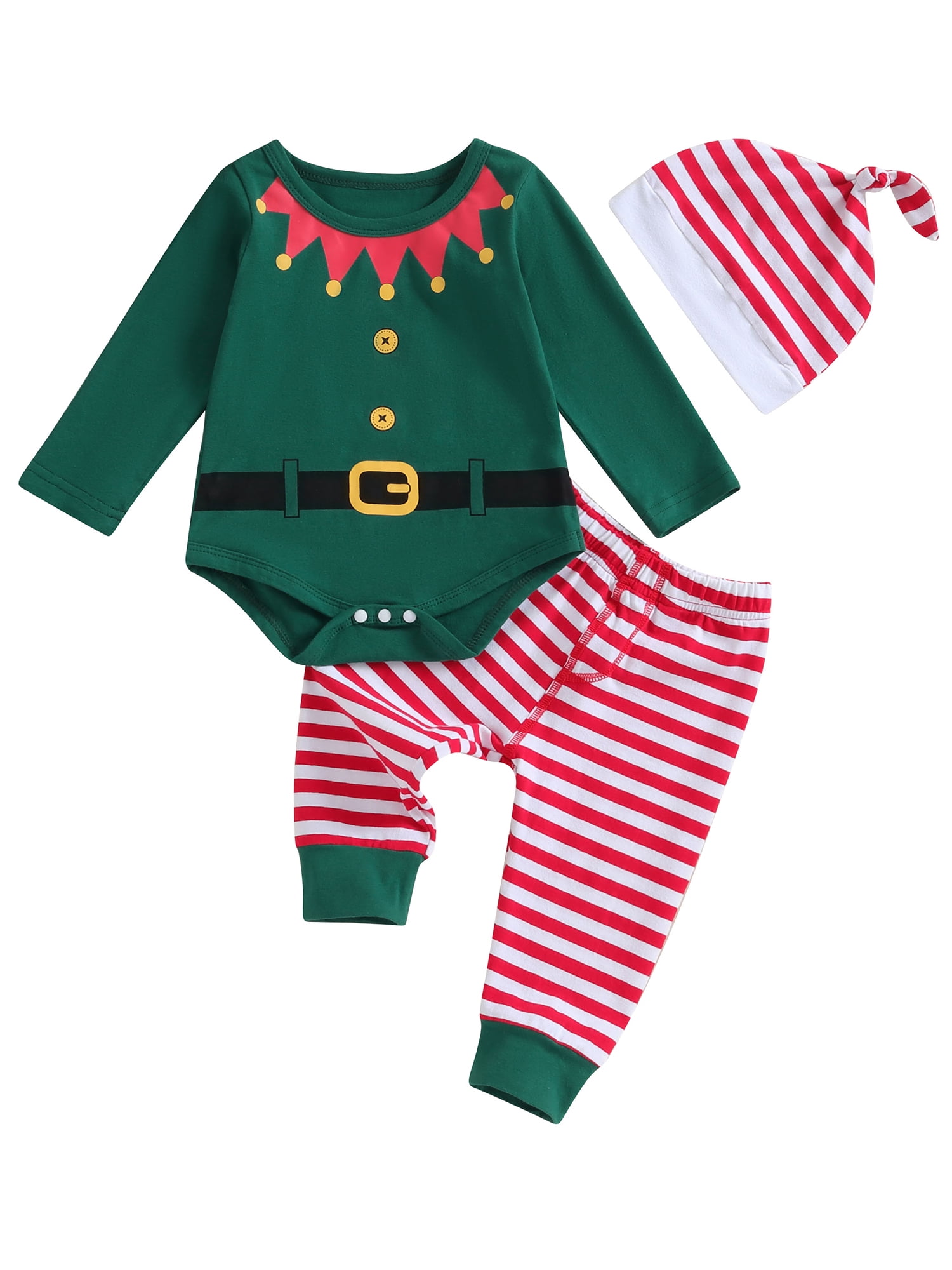 Wassery Baby Boy Girl Christmas Outfit Clothes Set 3 6 9 12 18 Months ...
